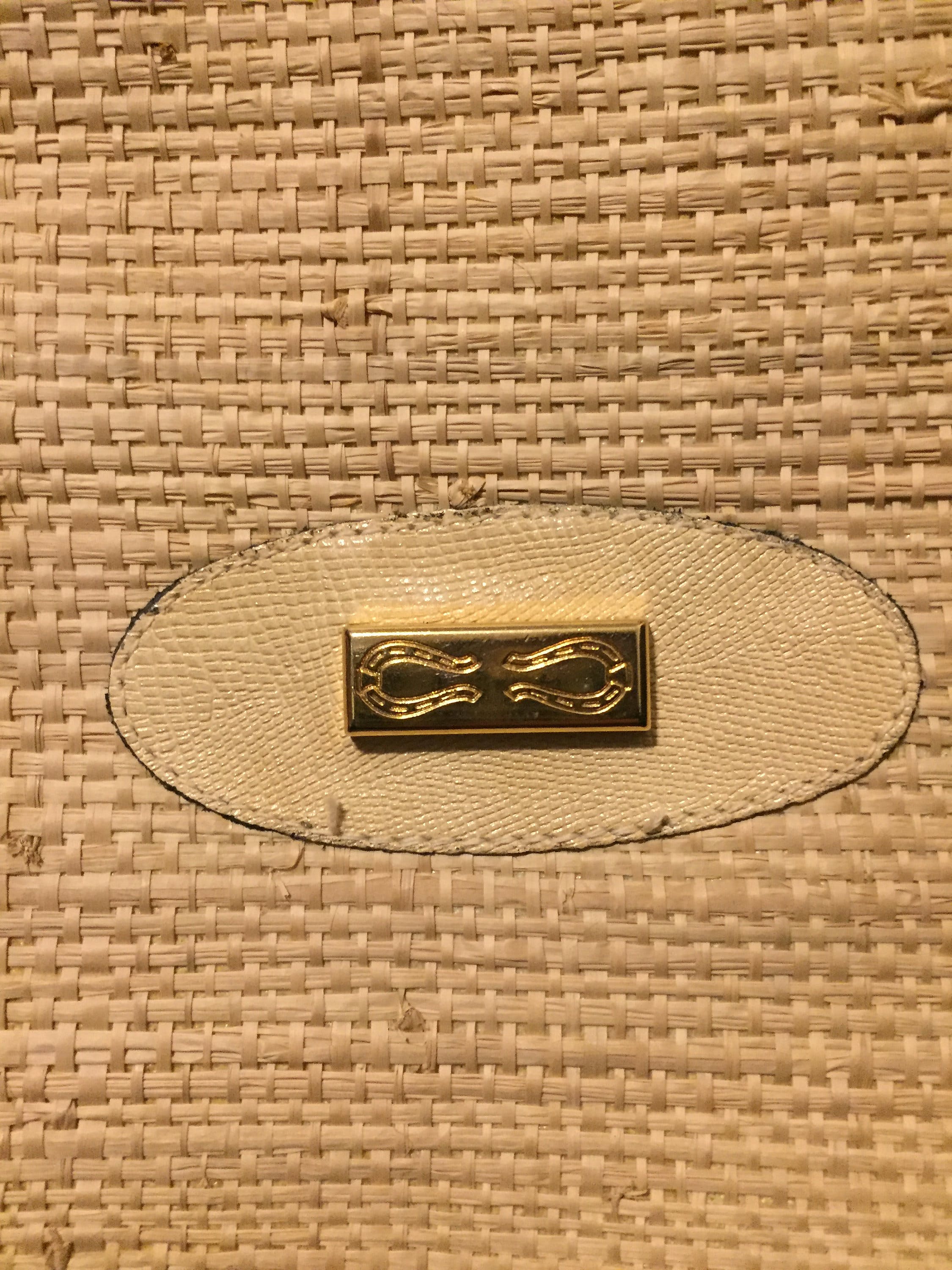 Vintage Woven Raffia Wristlet by Philippe | Shop THRILLING