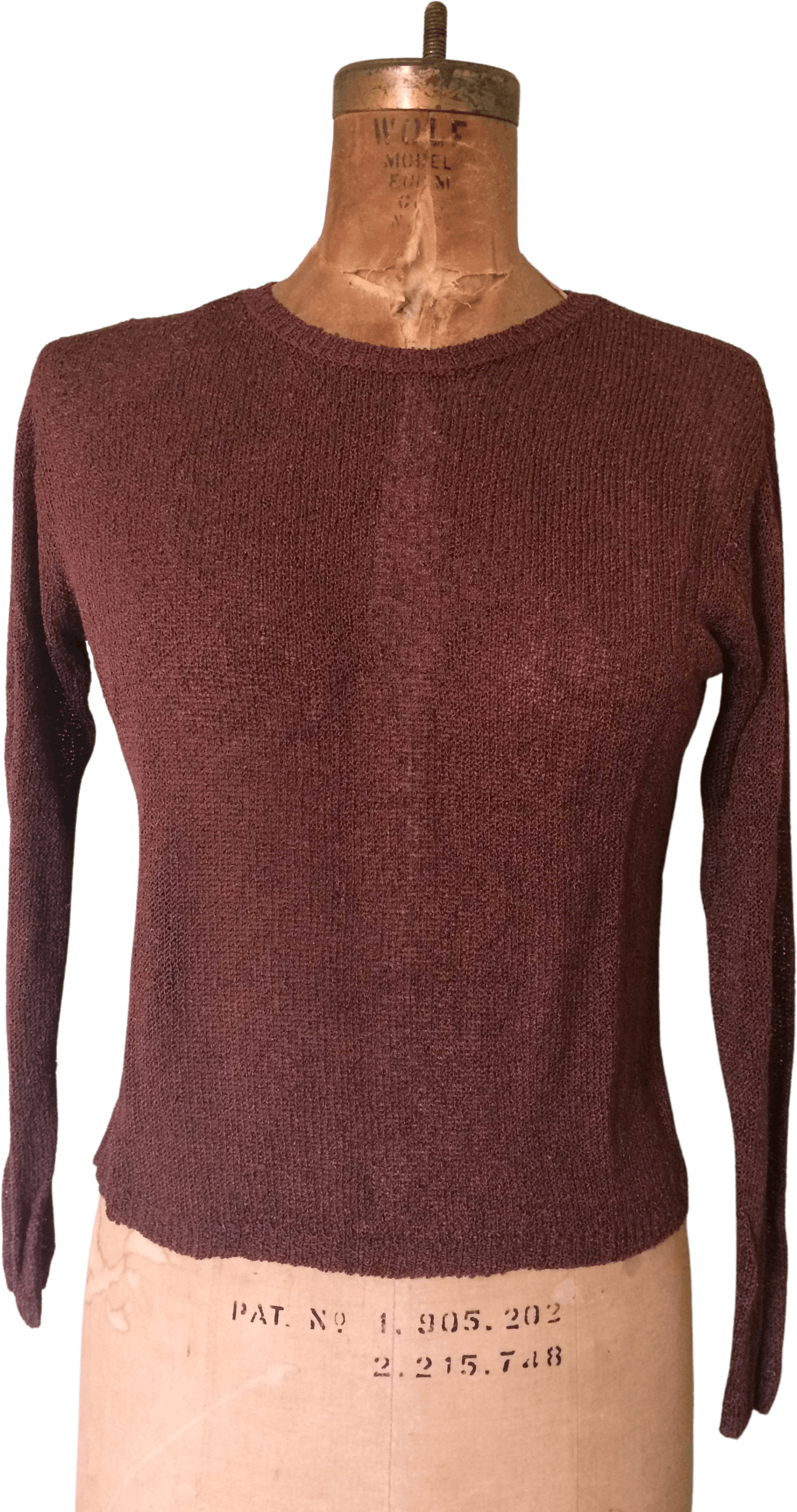 Vintage 80's Semi Sheer Long Sleeve Top by Gap | Shop THRILLING