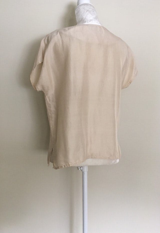 Vintage Cream Silk Box Blouse | Shop THRILLING