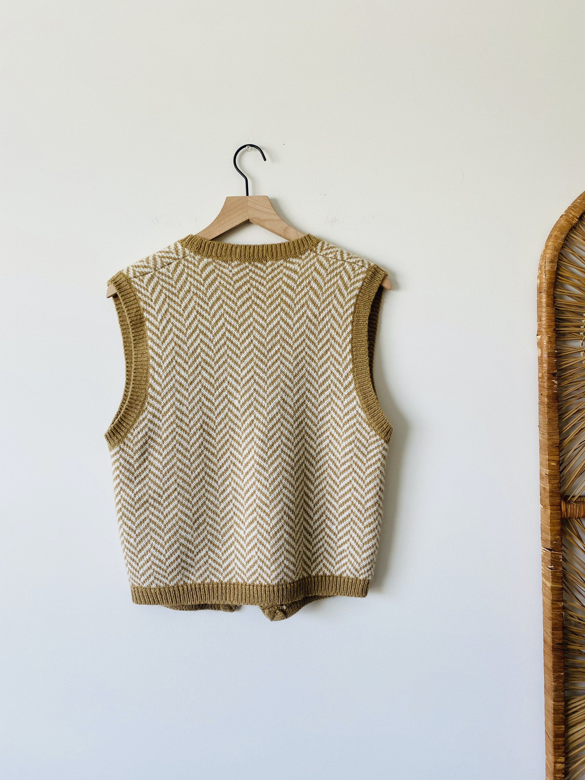 NEW! 90s Vintage Chevron Knit Vest | Shop THRILLING