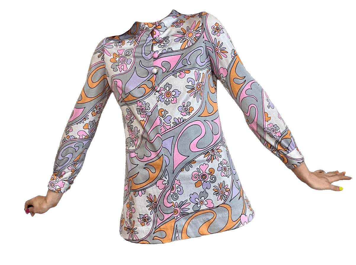 Vintage 60’s Psychedelic Micro Mini Go-Go Dress by Anika | Shop THRILLING