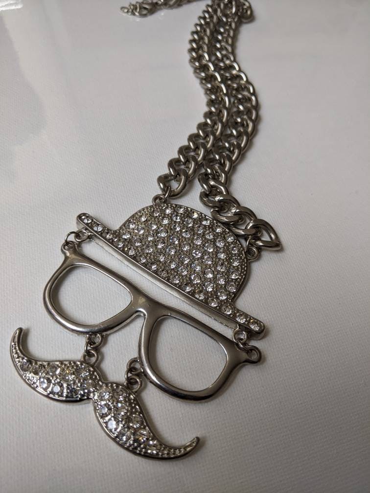 Vintage 90’s Rhinestone Cartoon Character Necklace | Shop THRILLING