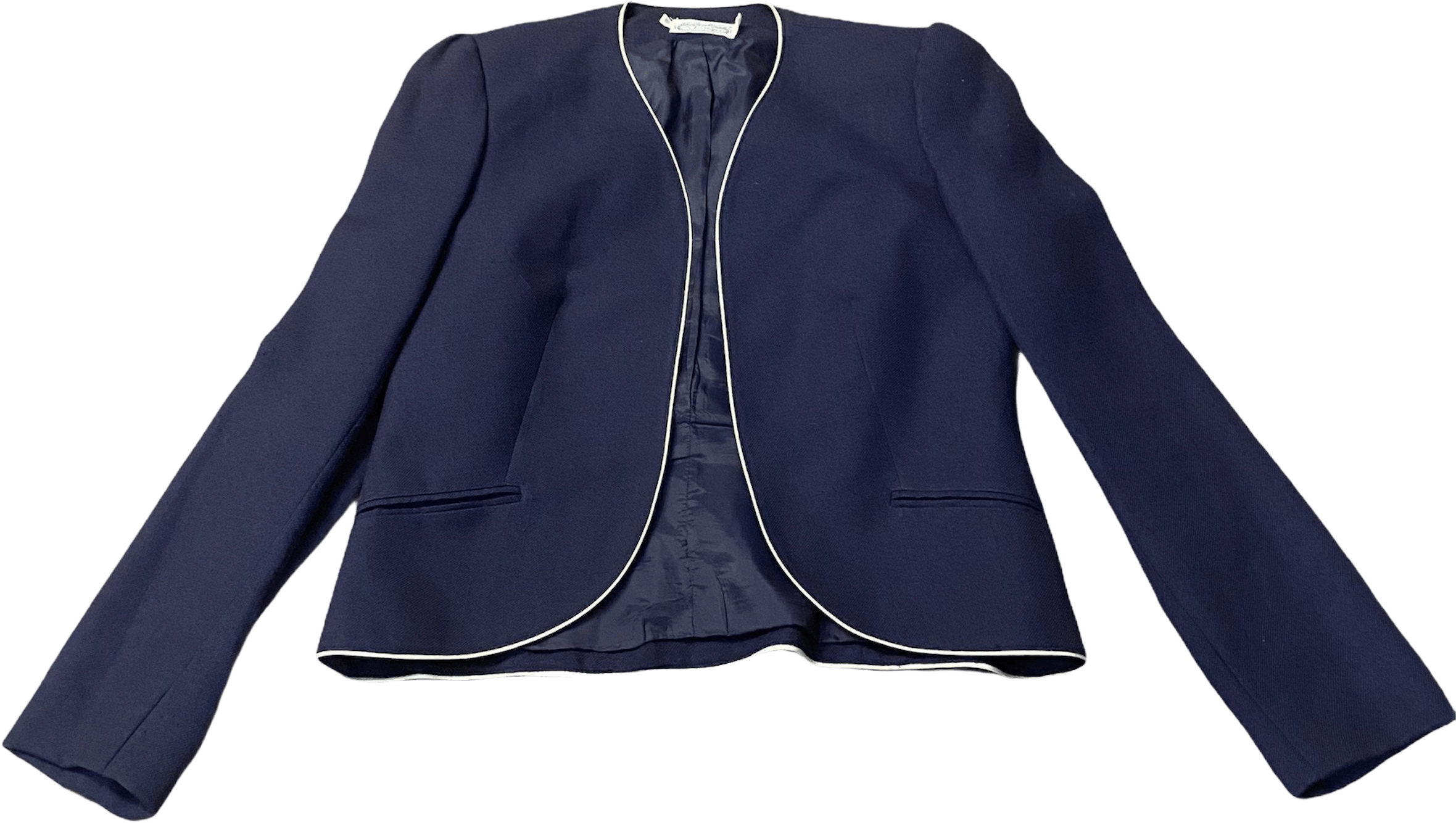 Vintage 70’s Nautical Blue Blazer with White Trim by The Villager ...
