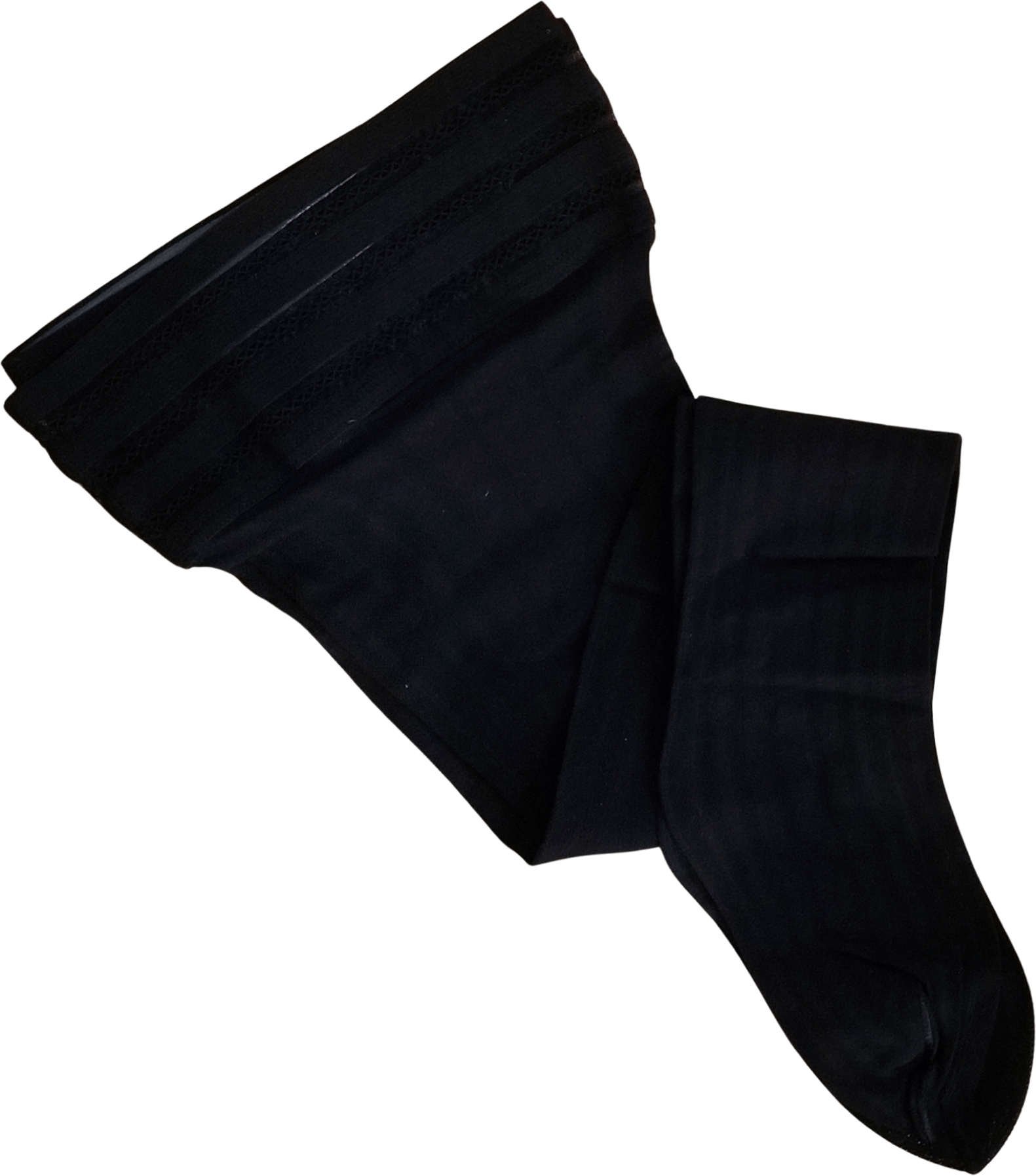 Vintage 90’s Deadstock Black Nylon Striped Stockings by Wolford | Shop ...