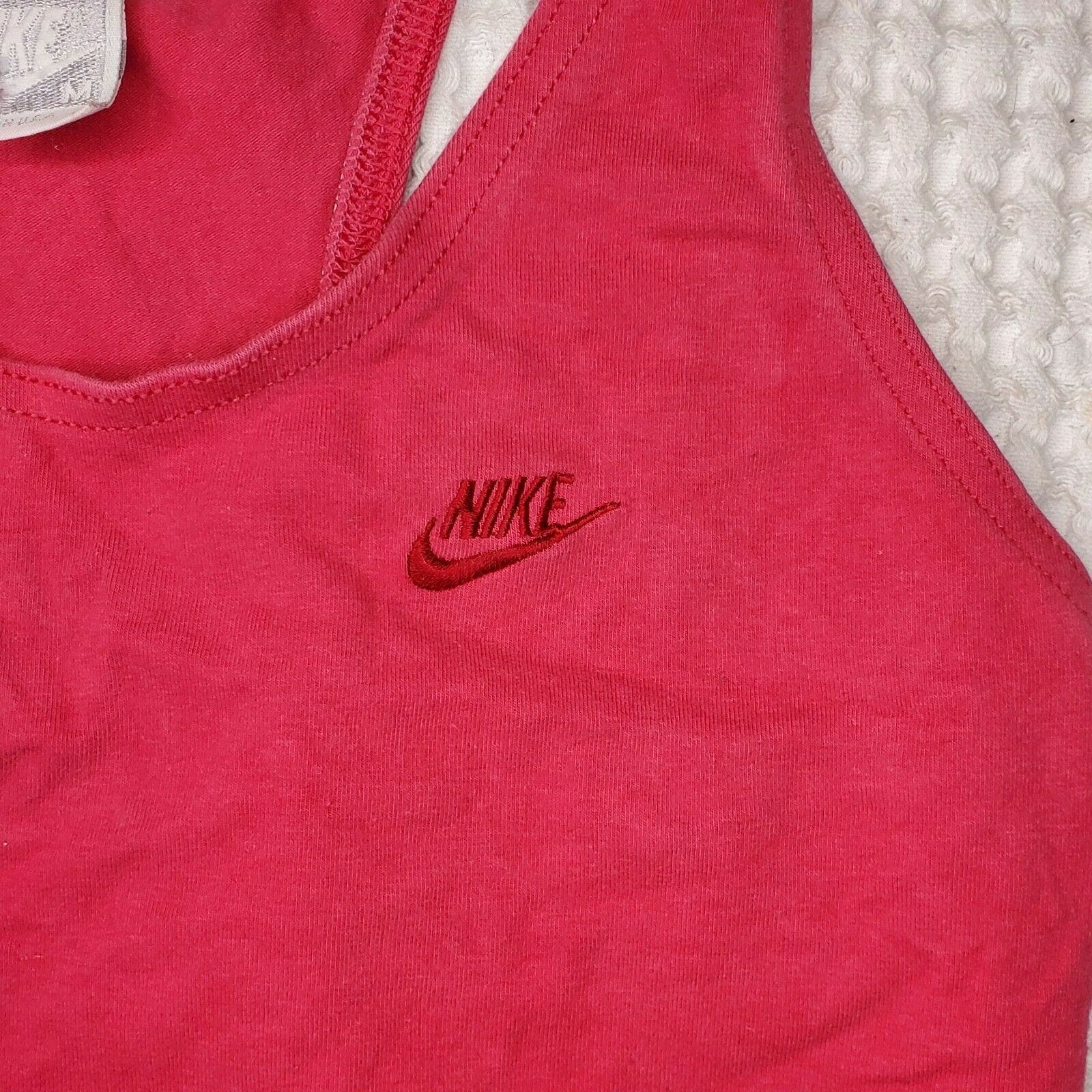 Vintage 90’s Pink Racerback Cropped Tank Top by Nike | Shop THRILLING