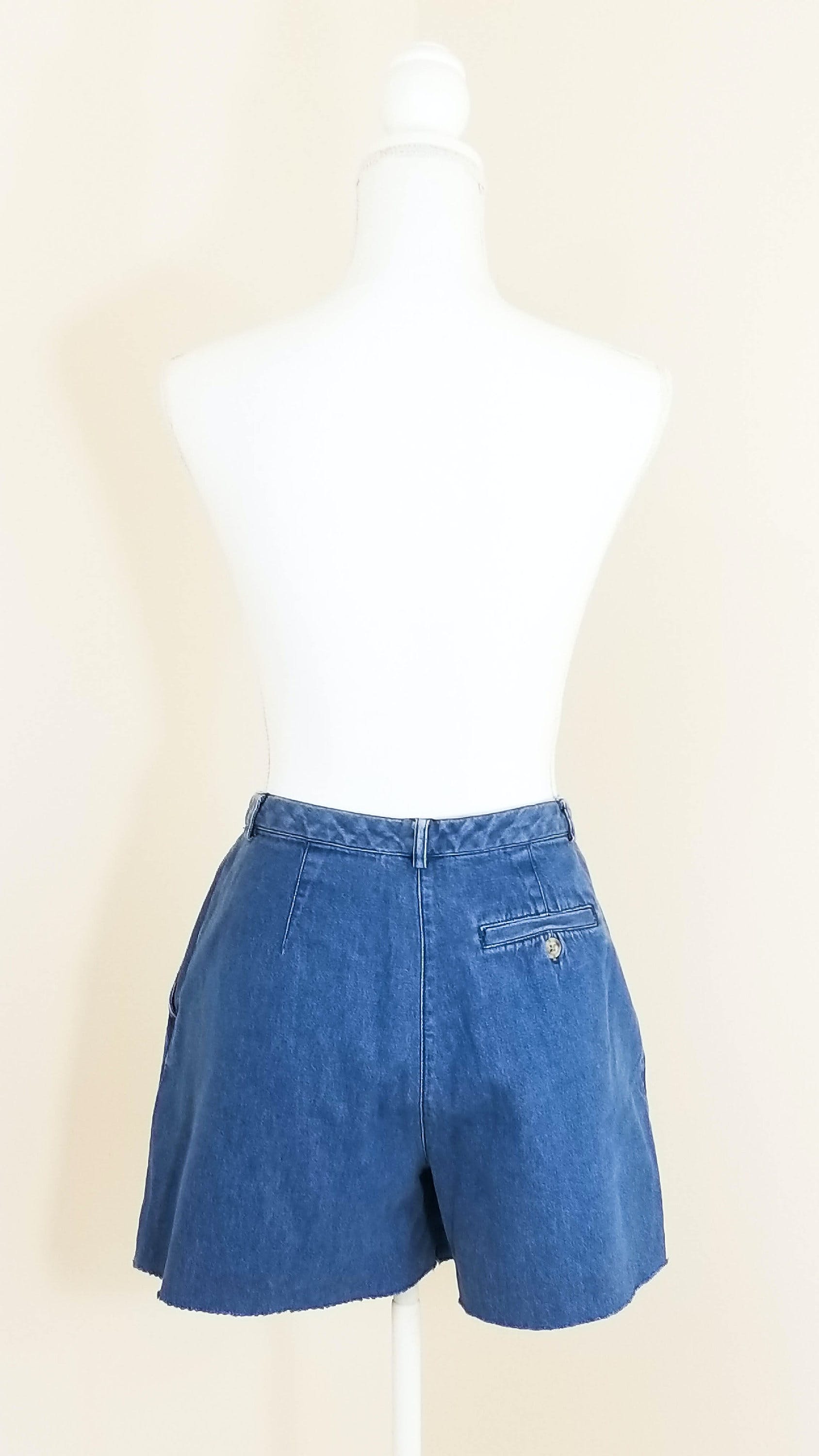 Vintage 80’s Blue Denim Shorts by Talbots | Shop THRILLING