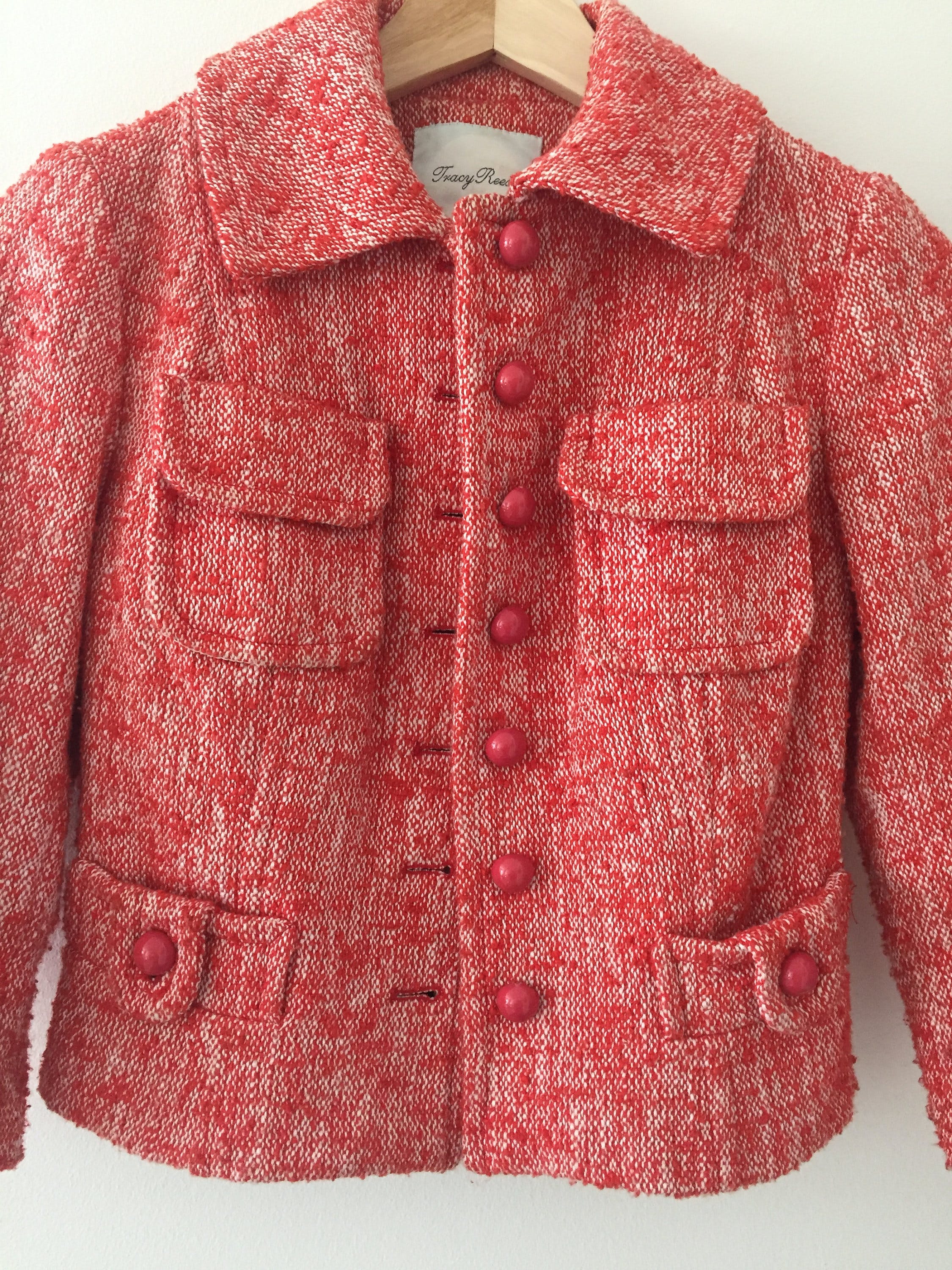 Vintage 00’s Red Cropped Blazer | Shop THRILLING