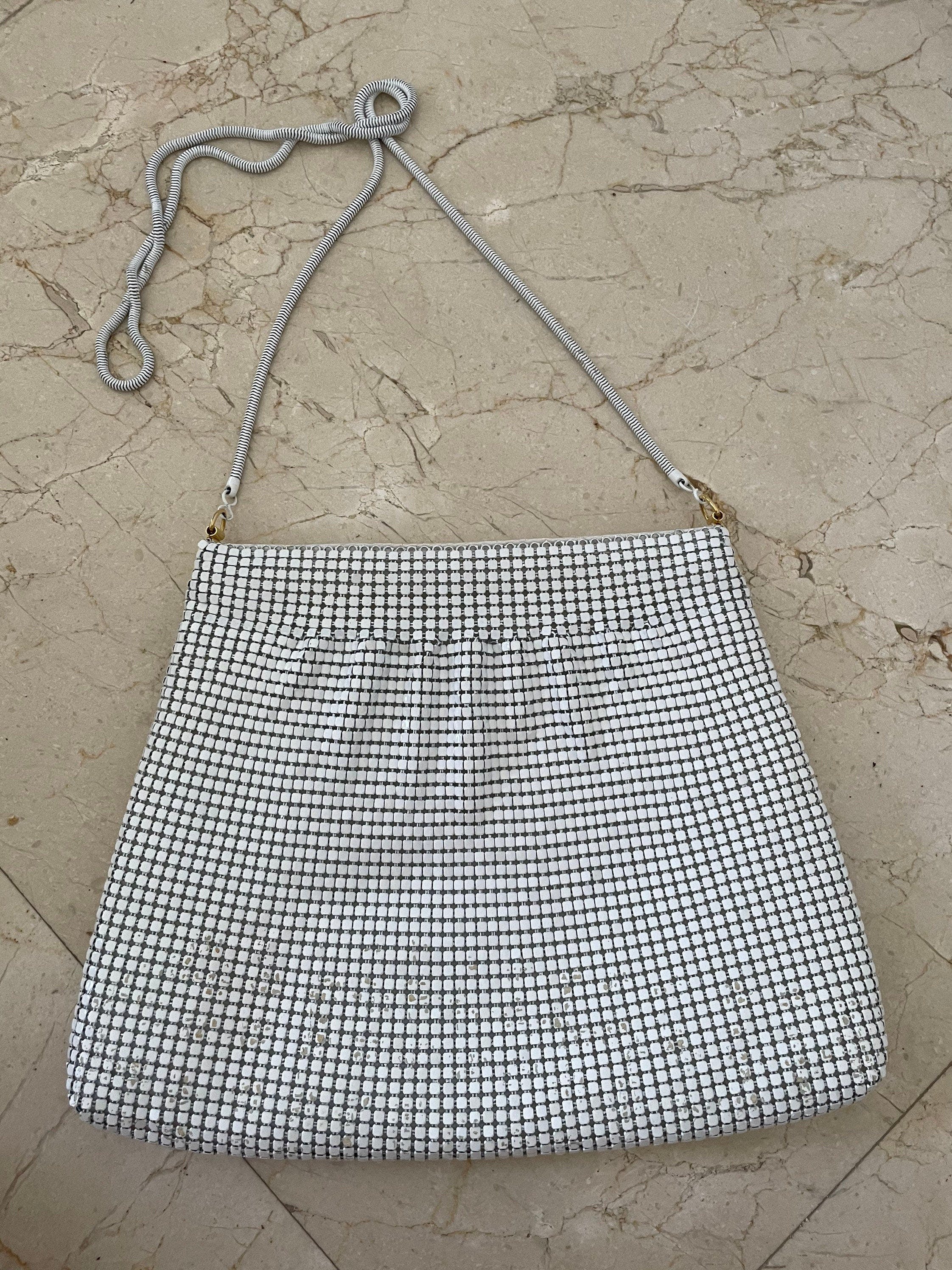 Vintage White Metal Mesh Shoulder Bag | Shop THRILLING