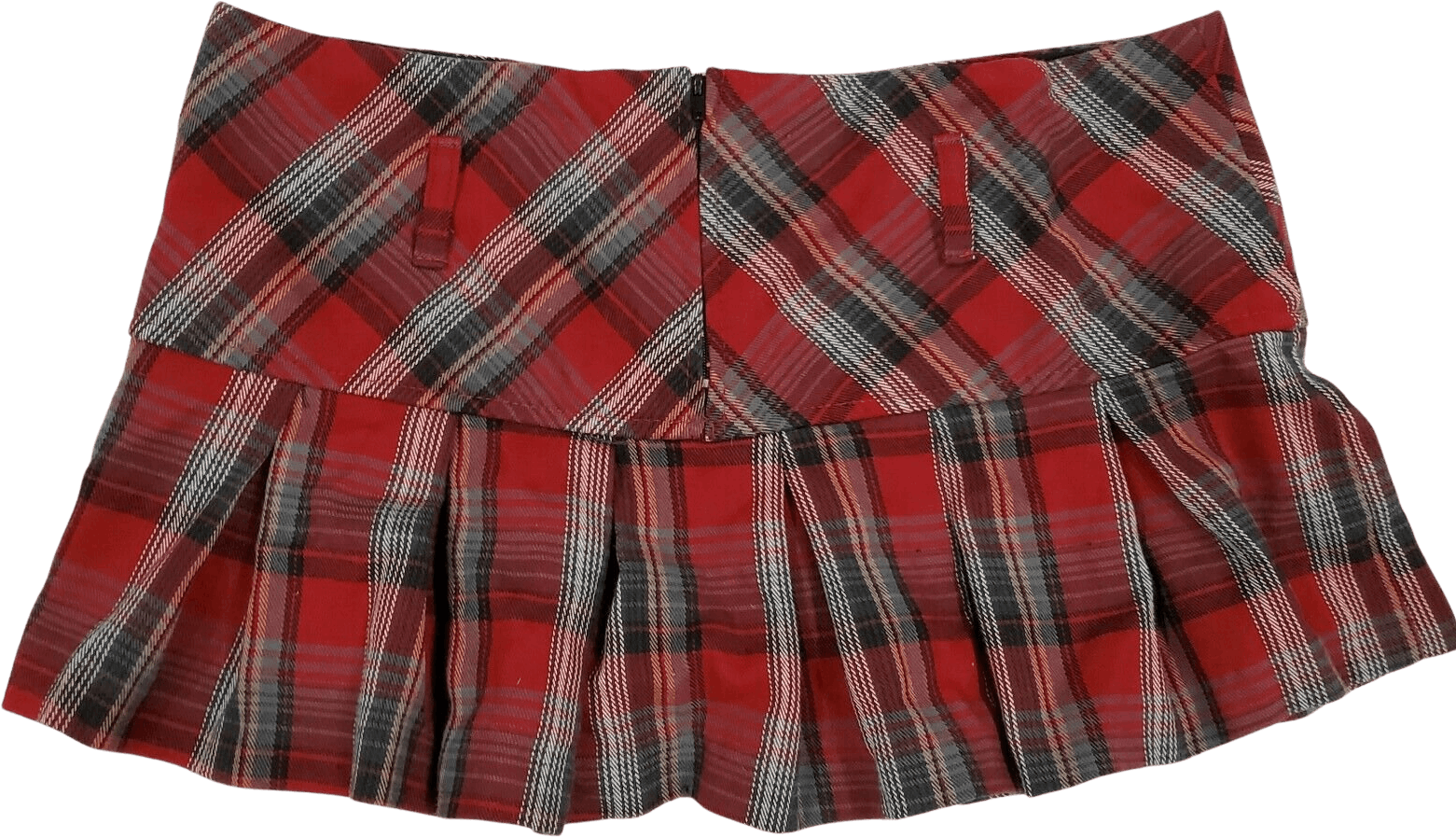 Vintage Red Plaid School Girl Pleated Mini Skirt by Toybox Clothing ...