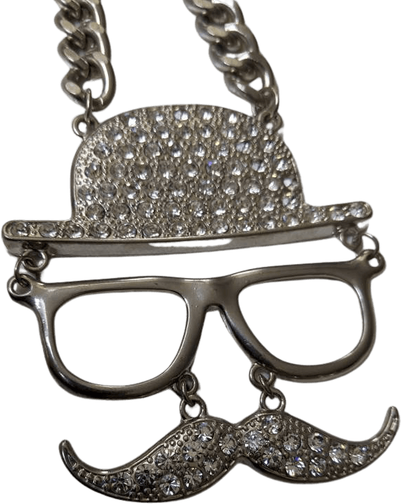 Vintage 90’s Rhinestone Cartoon Character Necklace | Shop THRILLING