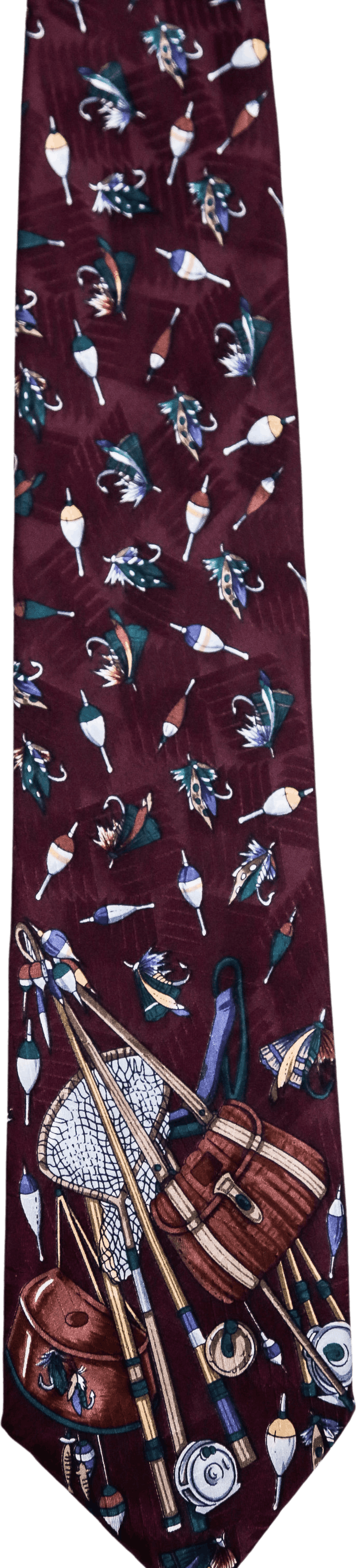 Vintage Fishing Themed Necktie | Shop THRILLING