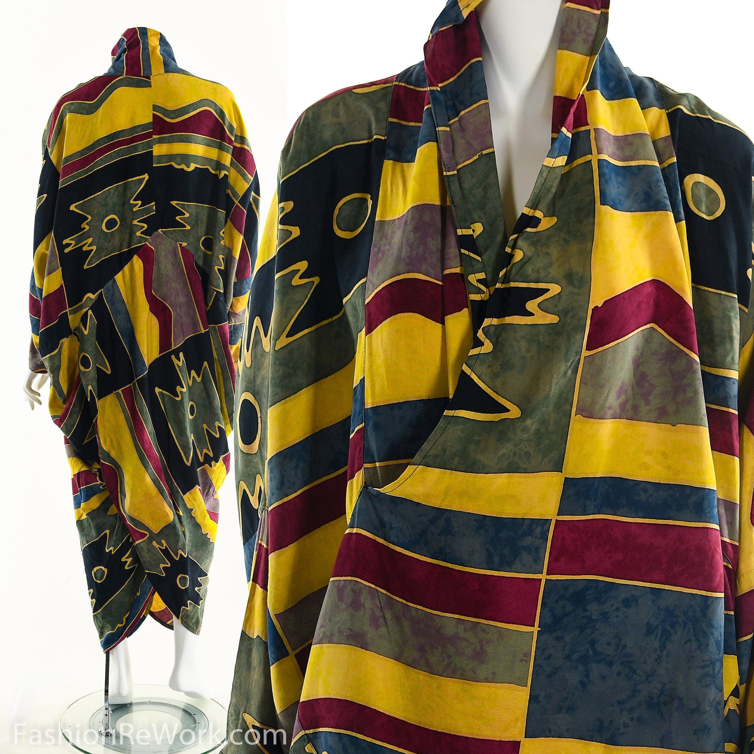 Vintage Amazing Batik Rainbow Dress | Shop THRILLING