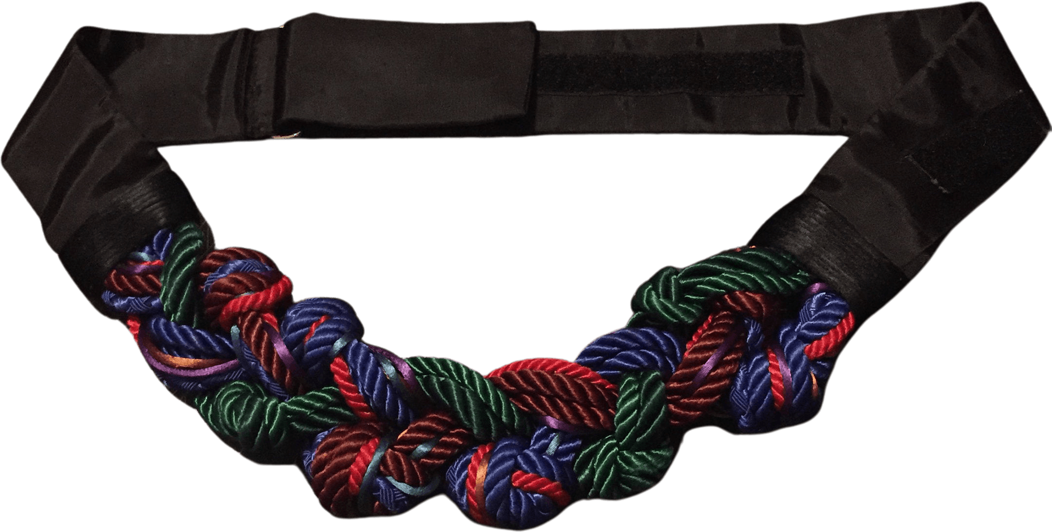 Vintage 80’s Multicolor Jewel Tone Rope Belt | Shop THRILLING