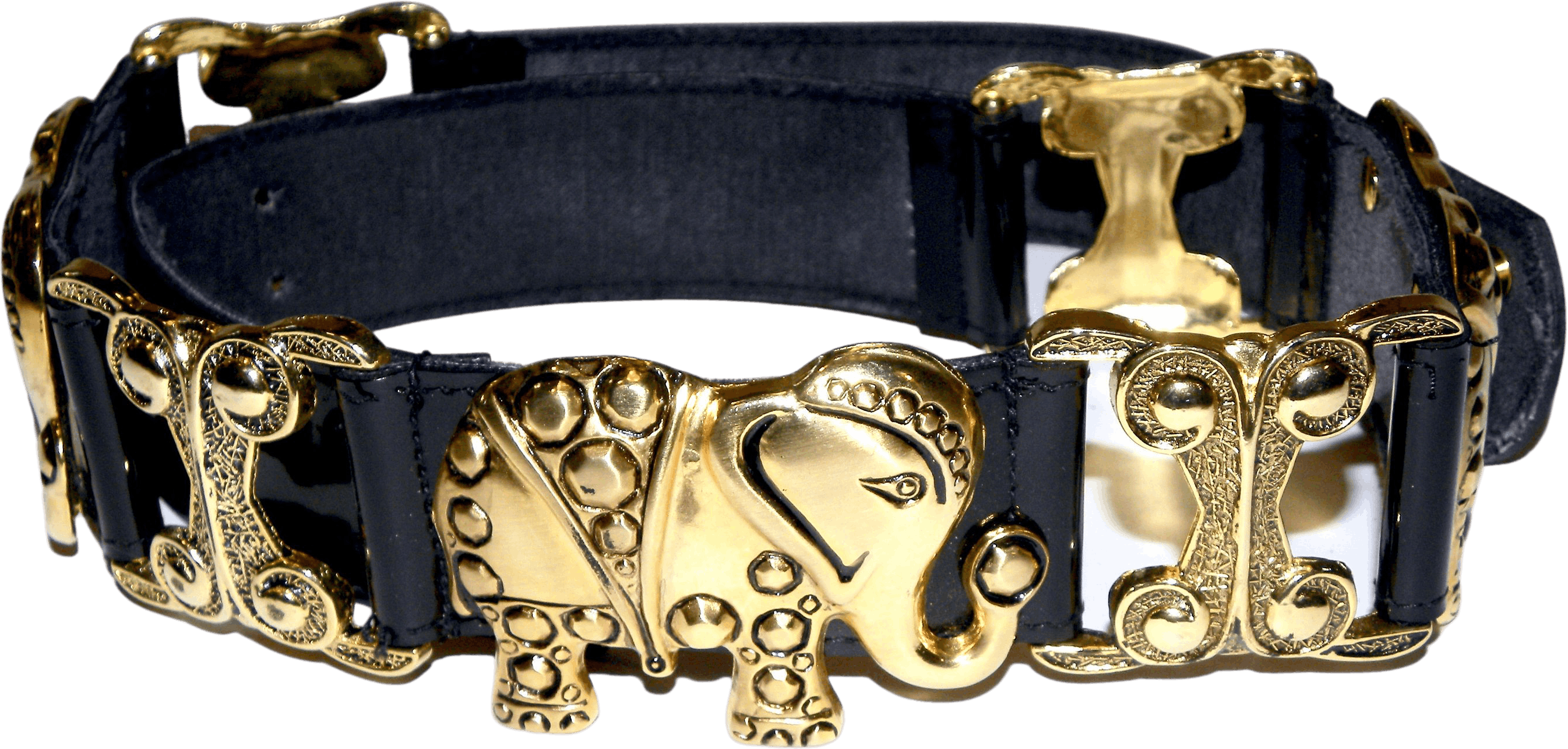 Vintage 80's Chunky Gold Elephant Statement Belt | Shop THRILLING