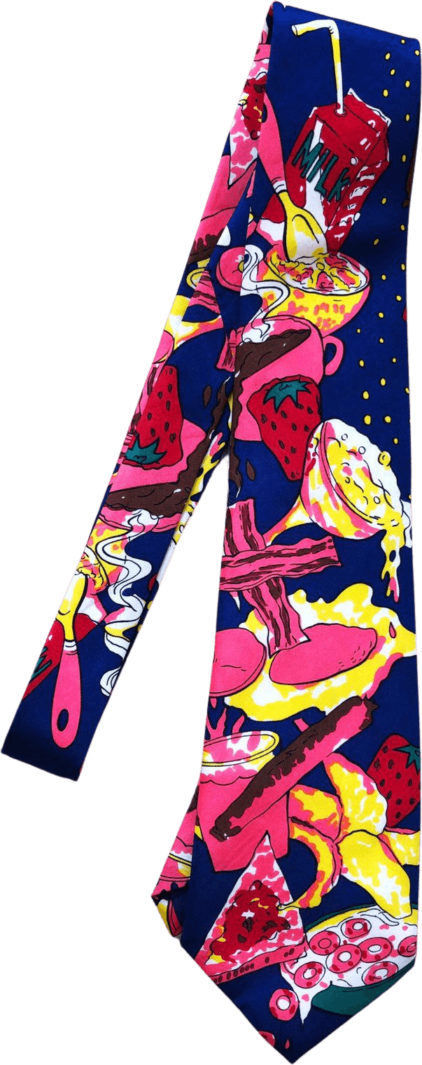 Vintage 80's Food Fight Junk Food Novelty Necktie by Next Exit | Shop ...