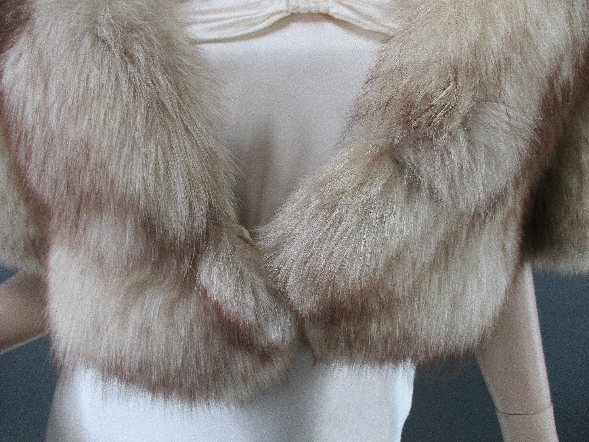 Vintage 60's Fox Fur Wrap Jacket by Max David Furs | Shop THRILLING