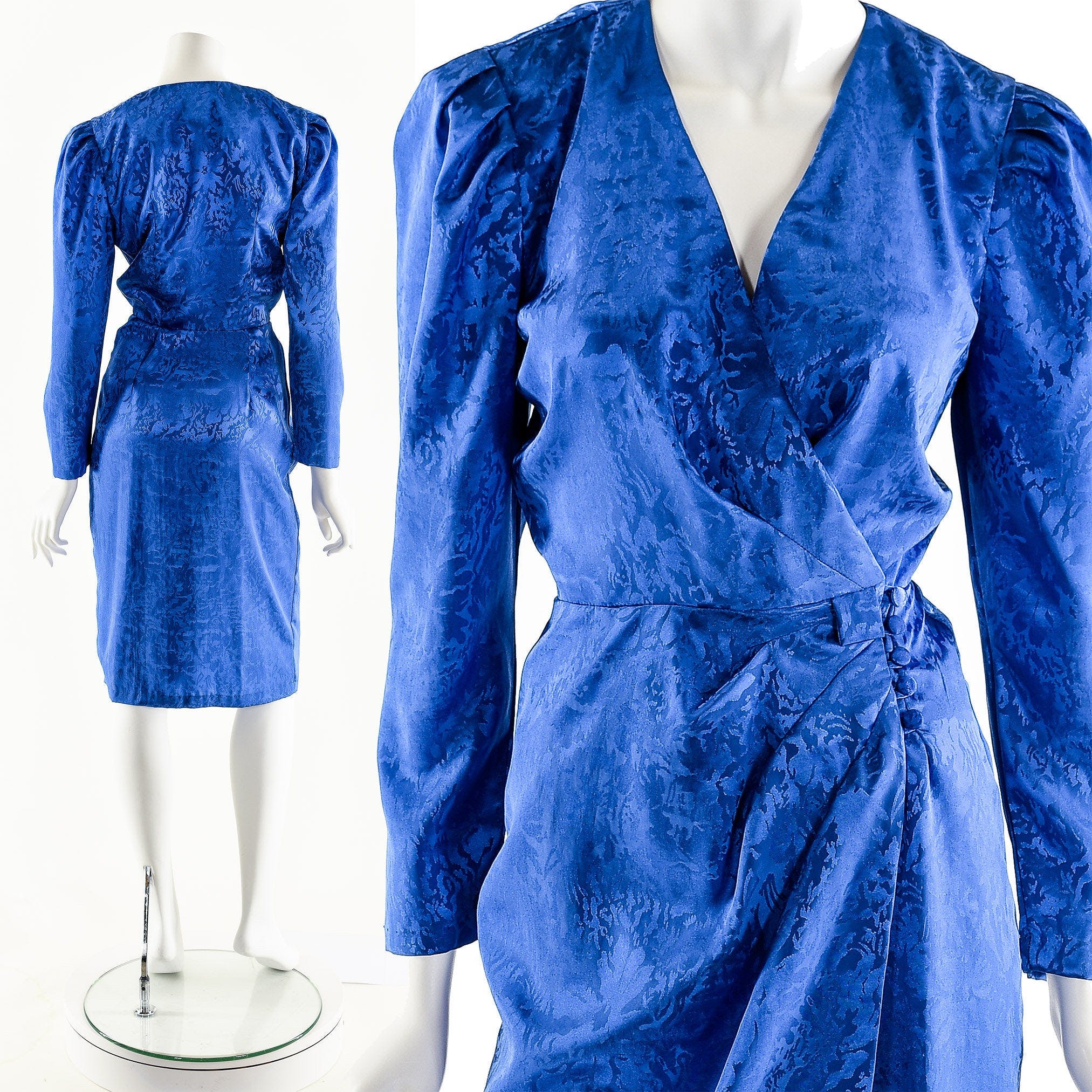 Vintage Sapphire Blue Dress | Shop THRILLING