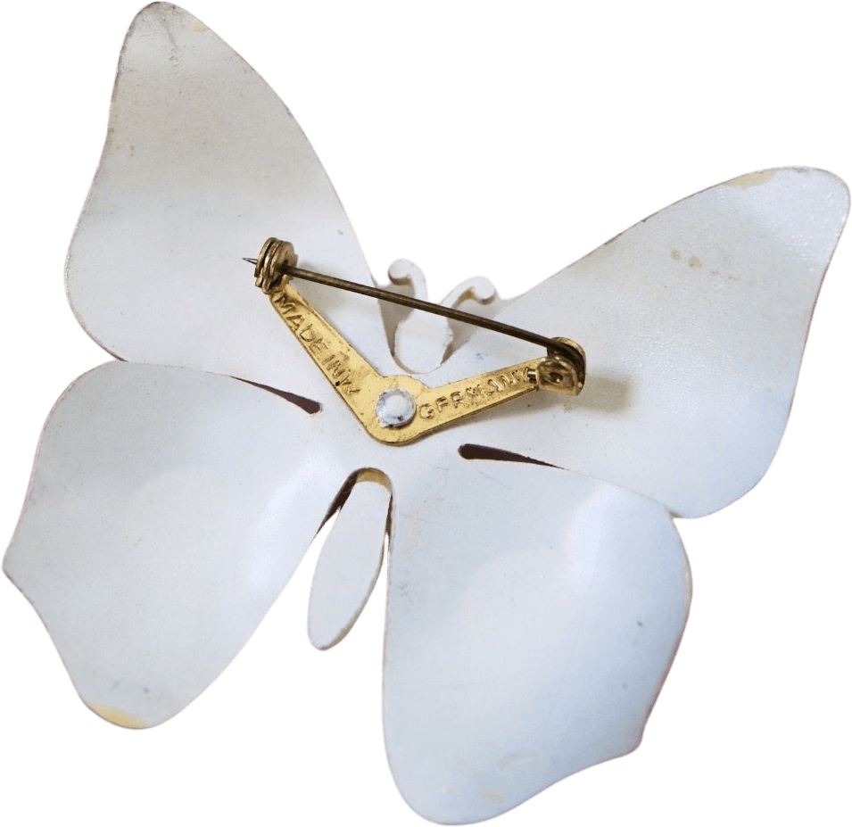 Vintage 50’s Hand Painted Pink Butterfly Pin | Shop THRILLING