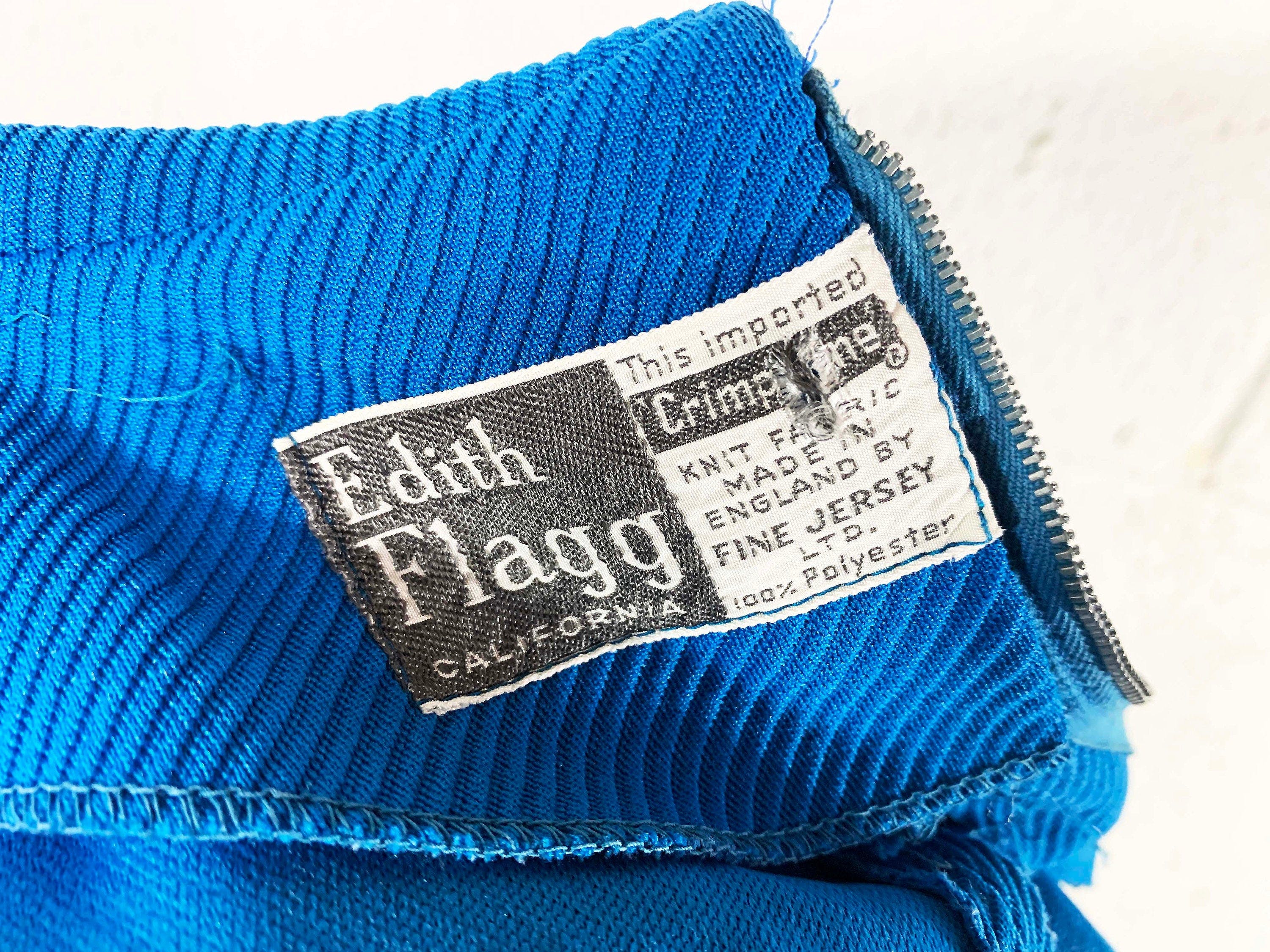 Vintage 60’s Blue Fringe Collar Mod Shift Dress by Edith Flagg | Shop ...