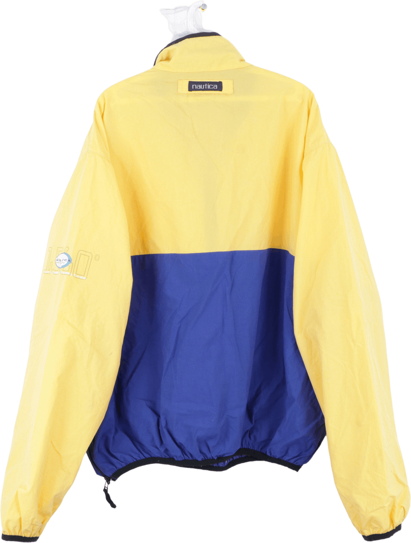 Vintage 90’s Blue and Yellow Colorblock Half Zip Up Men's Sailing ...