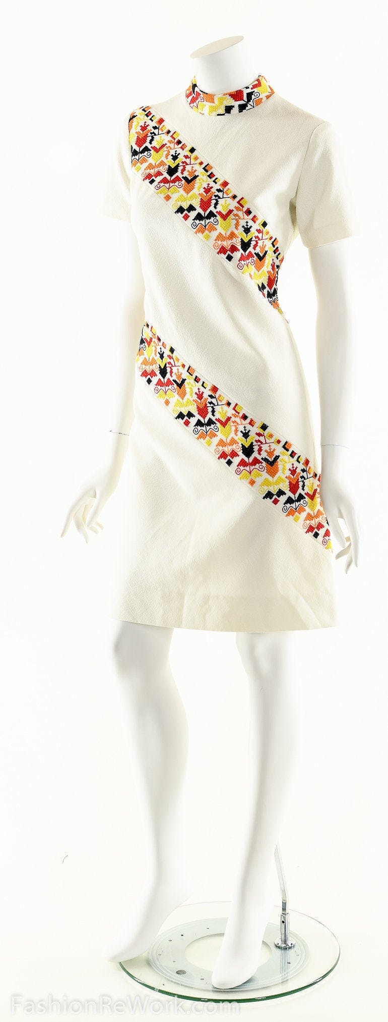 Vintage 60’s White Mod Dress by Tailored Made | Shop THRILLING