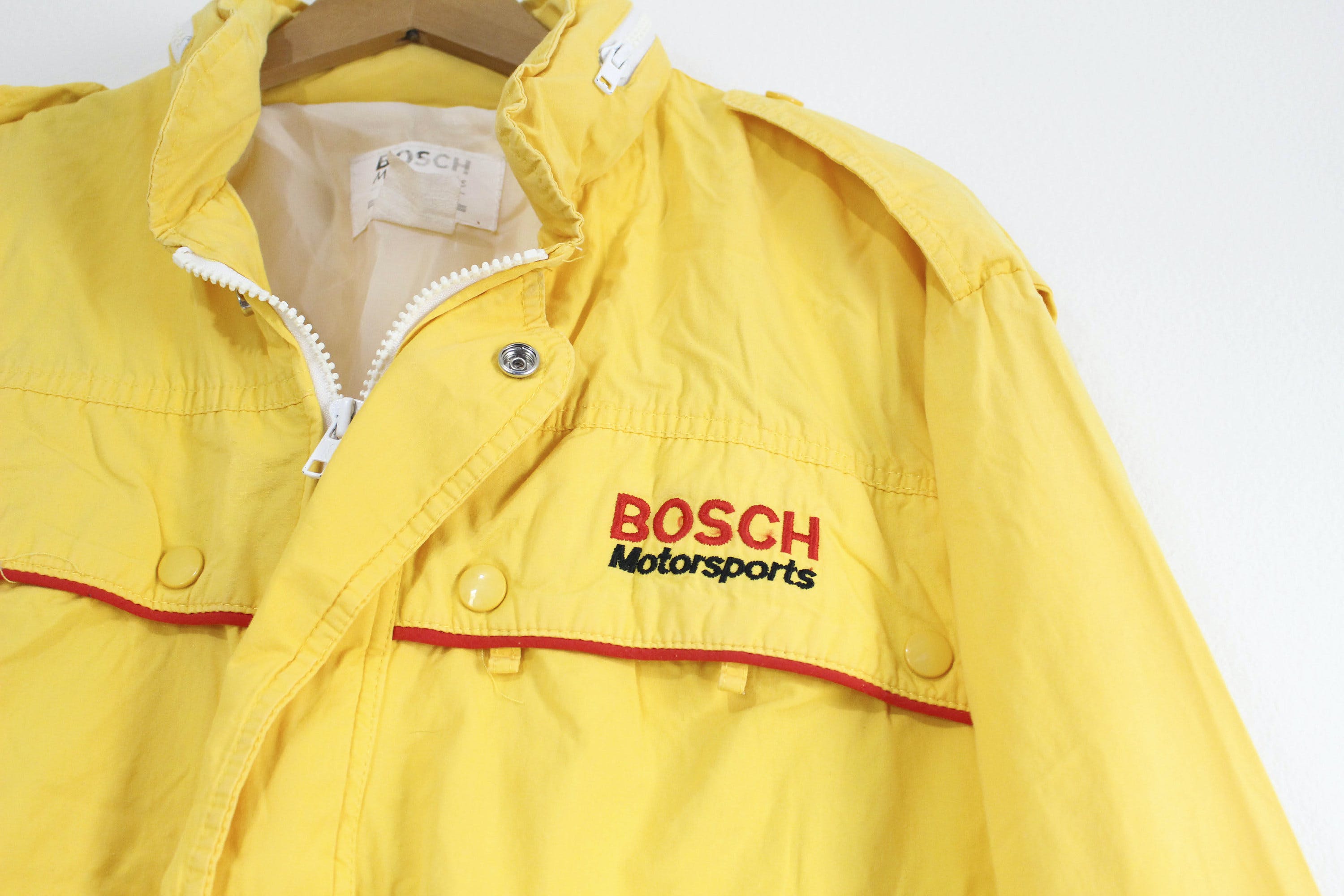 Vintage Yellow Bosch Motorsports Jacket by Bosch Motorsports | Shop ...