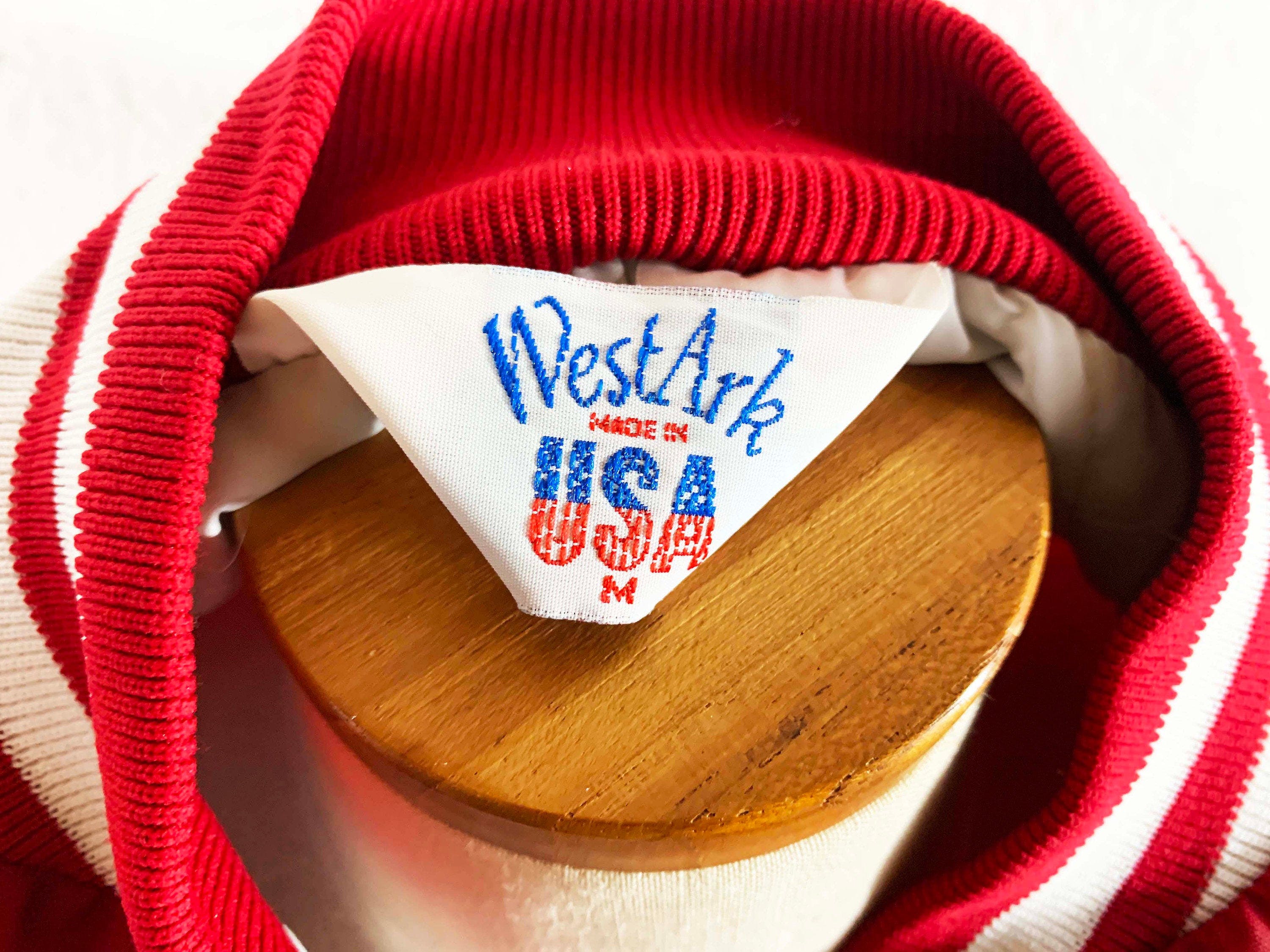 Vintage 90’s Red and Yellow "Woodland High School" Varsity Jacket by ...