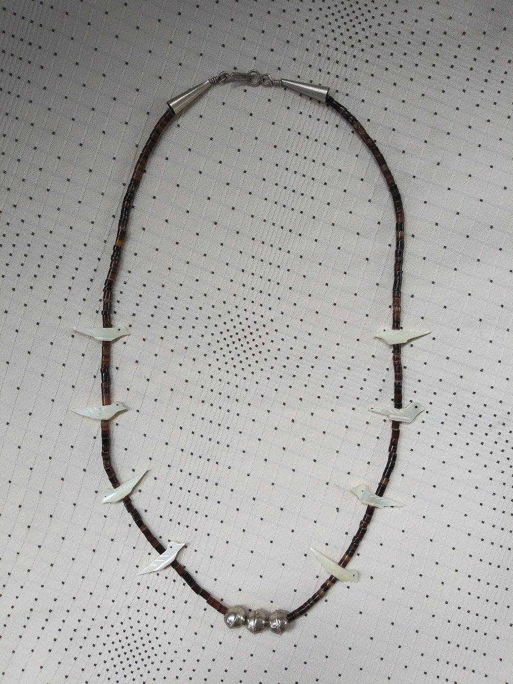 Vintage 70's Sterling Silver Shells Necklace | Shop THRILLING