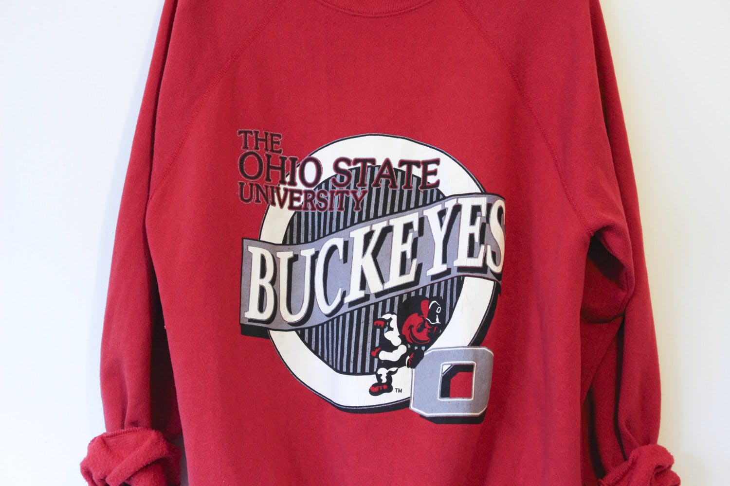 Vintage Red Ohio State Sweatshirt by PM | Shop THRILLING