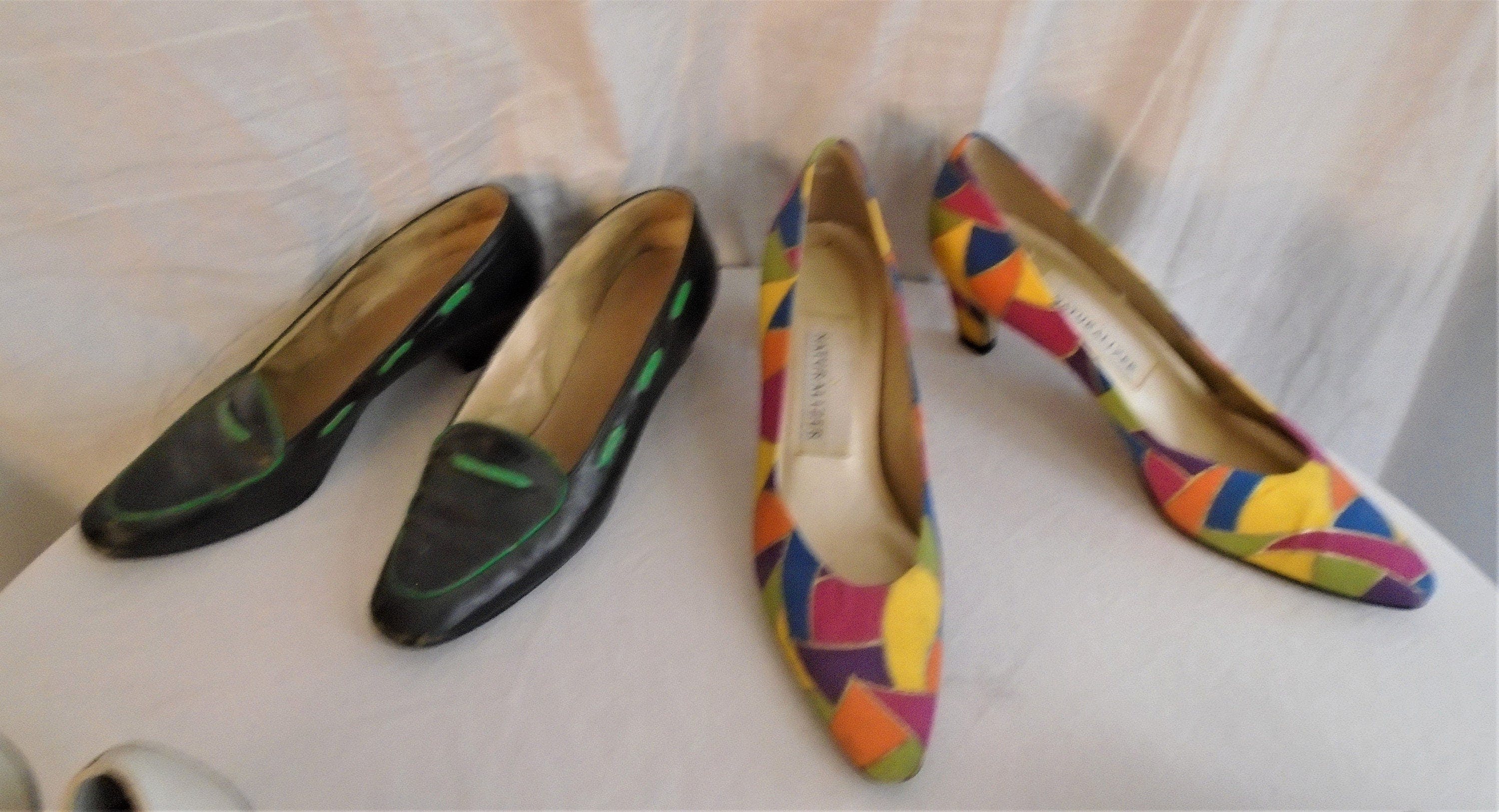 Vintage 50's/60's and 80s Multicolor Heels Lot | Shop THRILLING