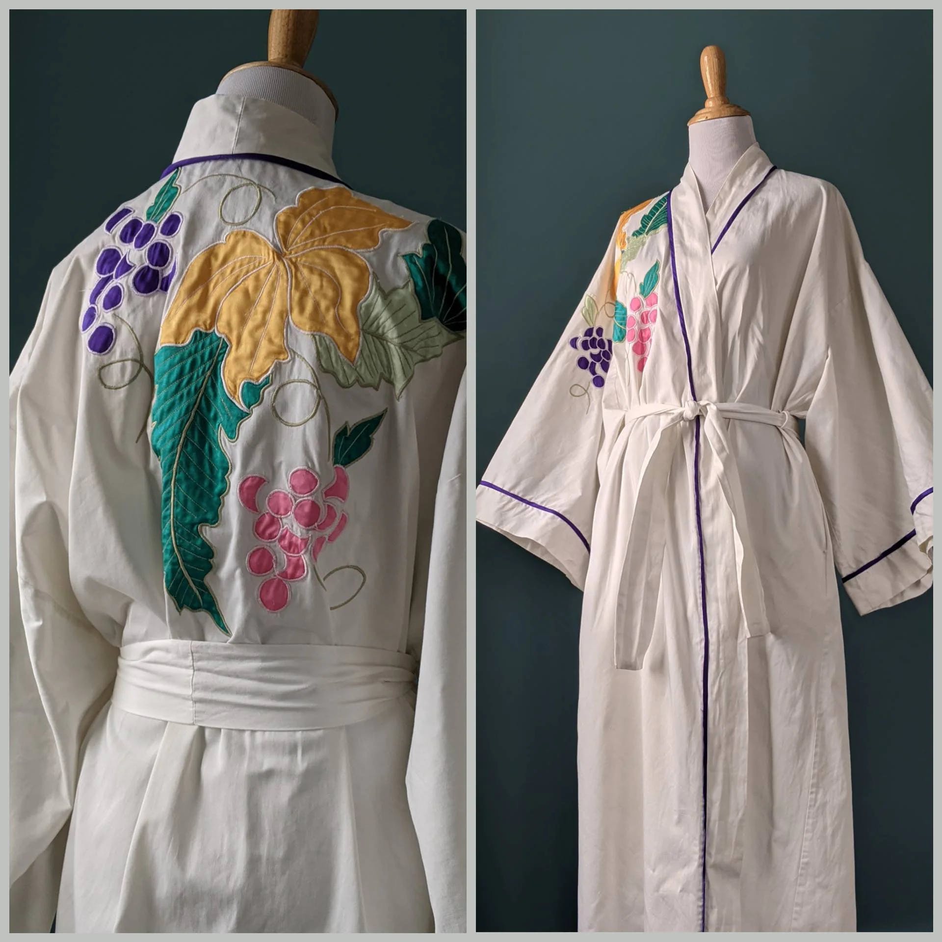 Vintage 80’s White Kimono Robe | Shop THRILLING