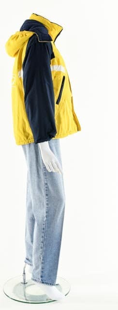 Vintage 90’s Reebok Yellow and Navy Blue Starter Jacket by Reebok ...