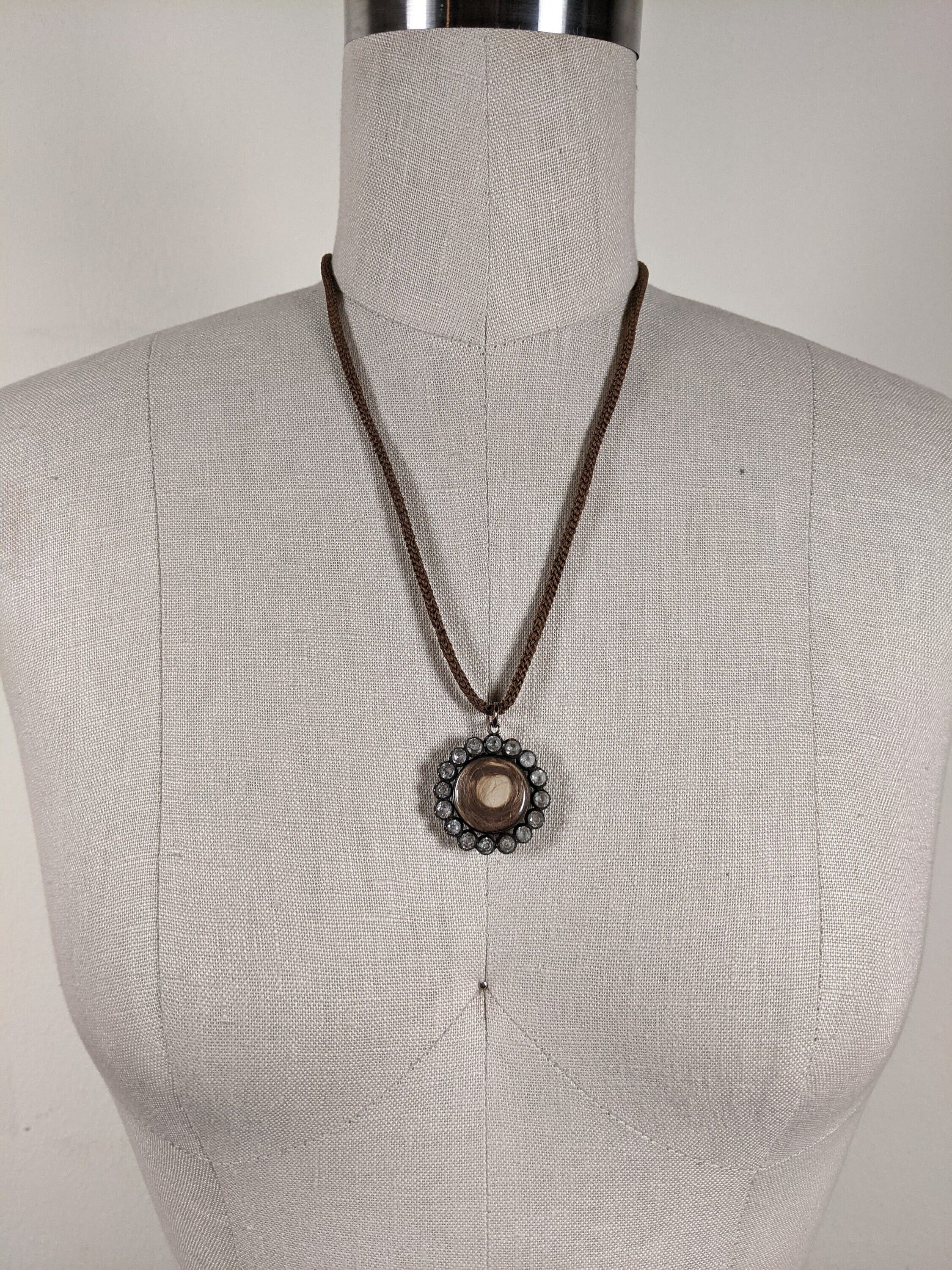 Vintage Victorian Hair Chain Necklace | Shop THRILLING