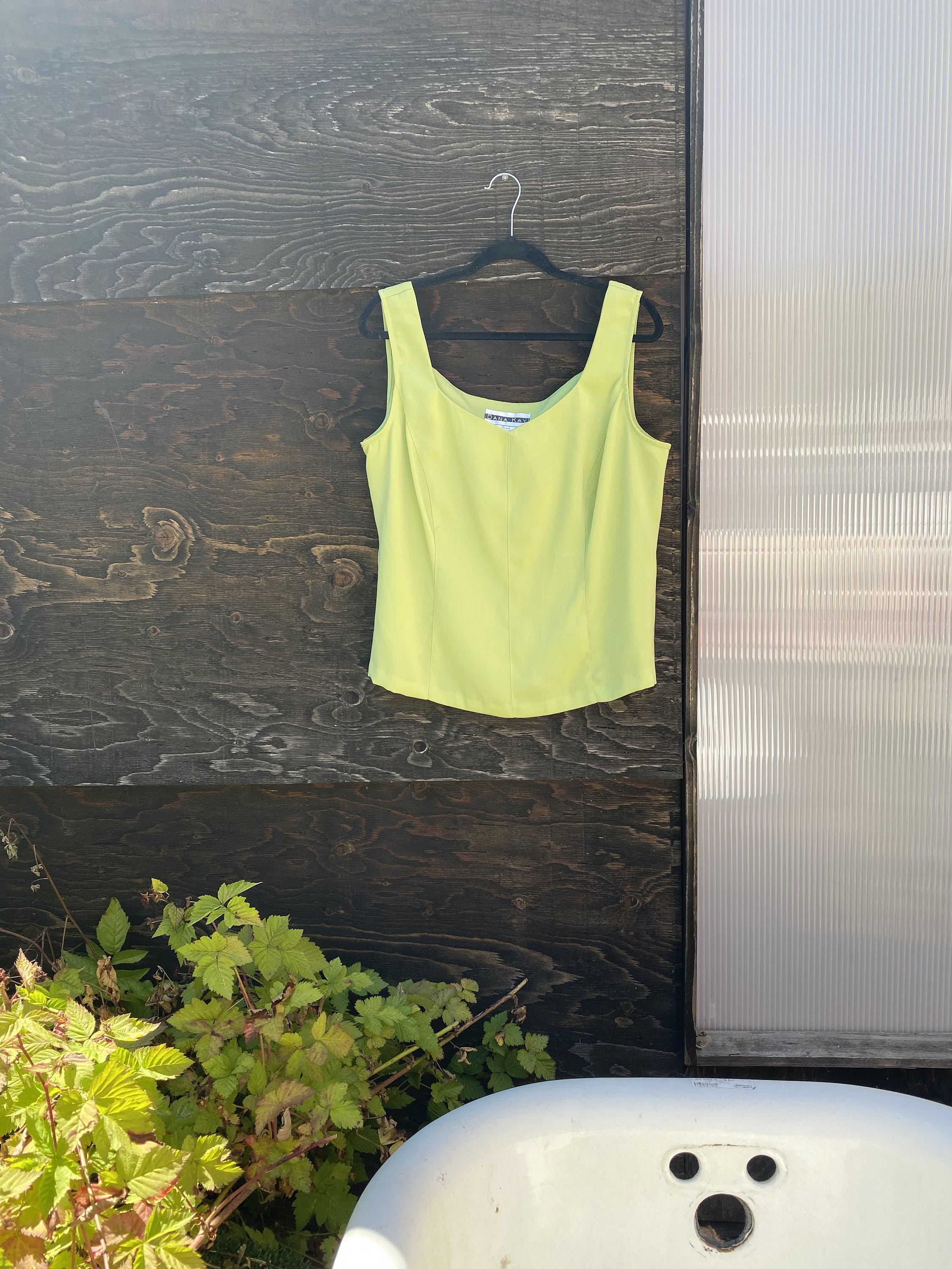 Vintage 90’s Lime Green Tank Top | Shop THRILLING