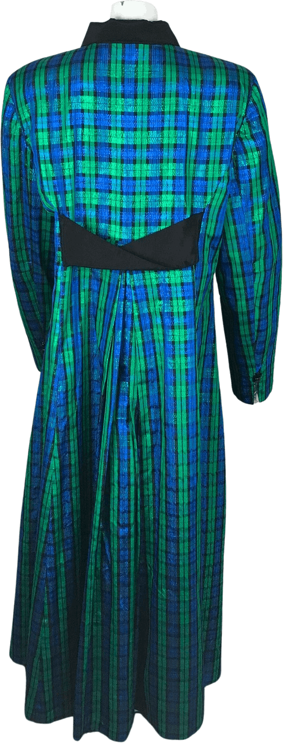 Vintage 90’s Metallic Plaid Duster | Shop THRILLING