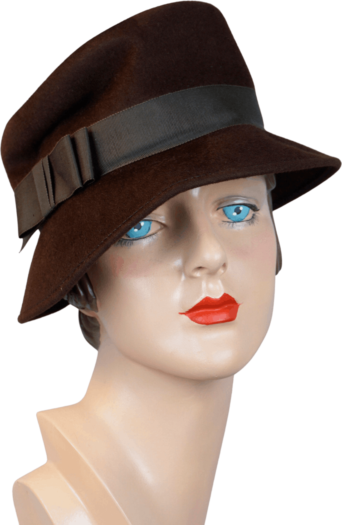 Vintage 40’s Brown Felt Hat by 40’s Brown Slouchy Fedora | Shop THRILLING