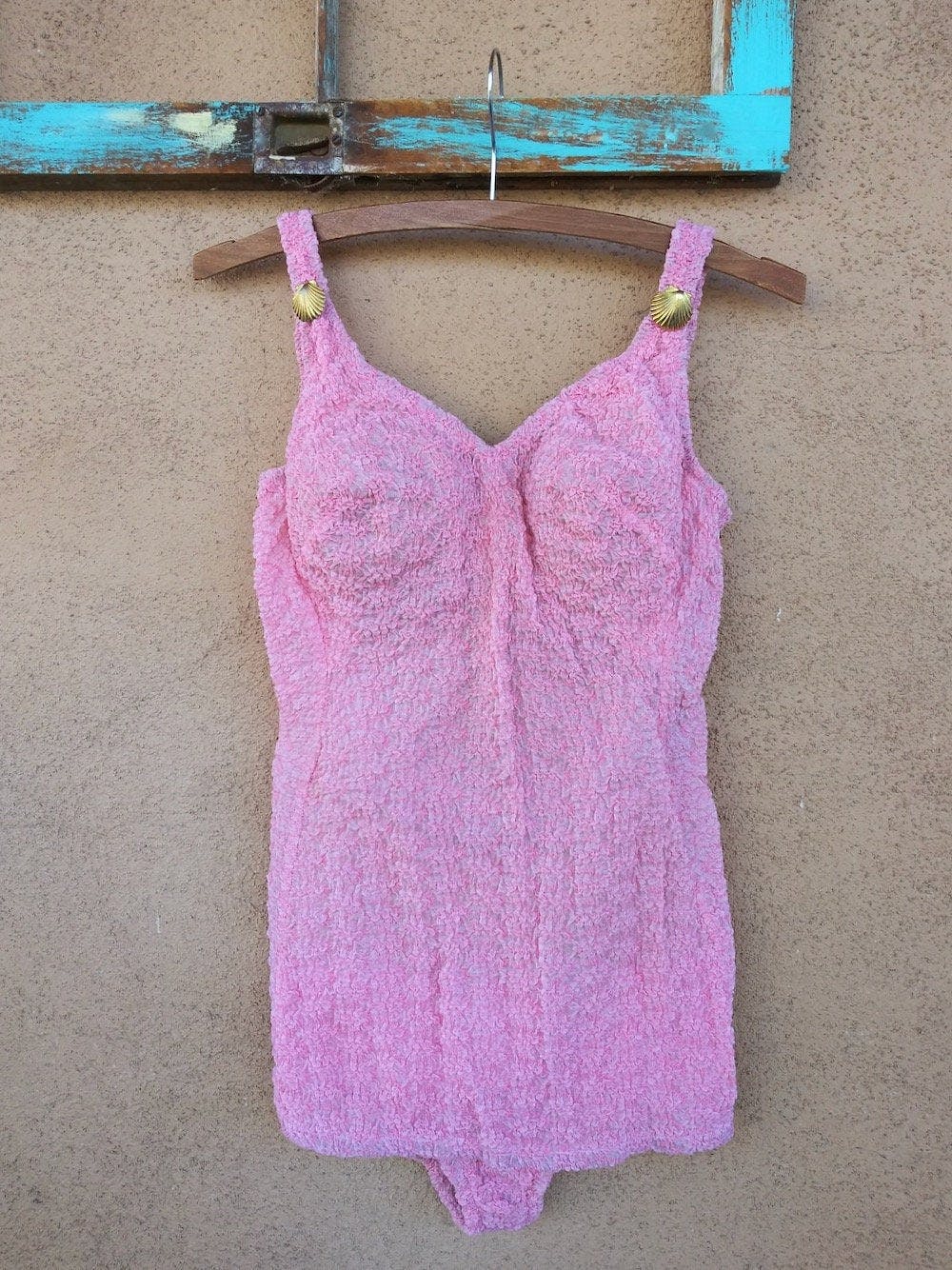 Vintage 60’s Pink and Gold Swimsuit Bathing by Peter Pan | Shop THRILLING