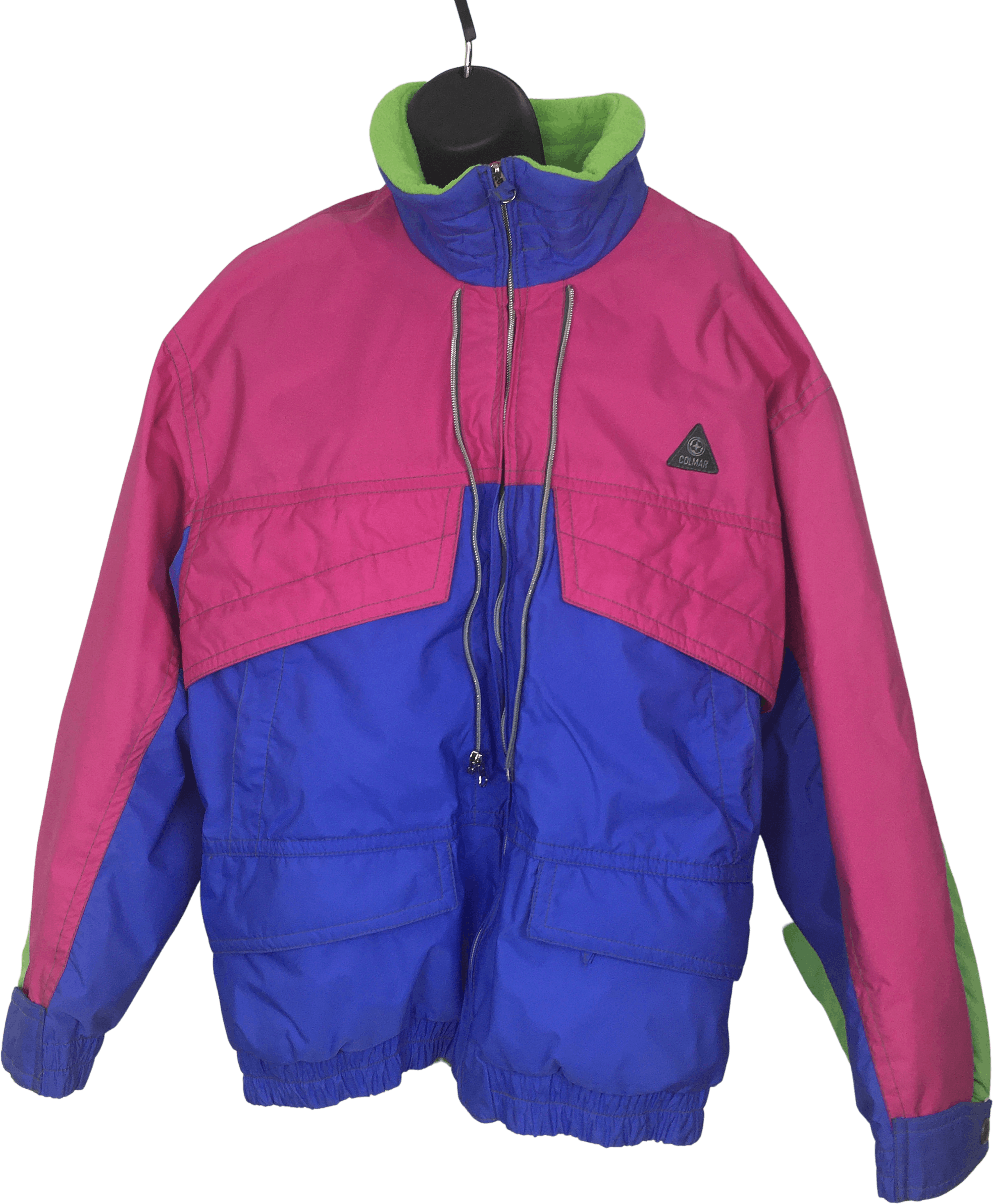 Vintage 90s Two Piece Colorful Colorblock Ski Coat Jacket By Colmar ...