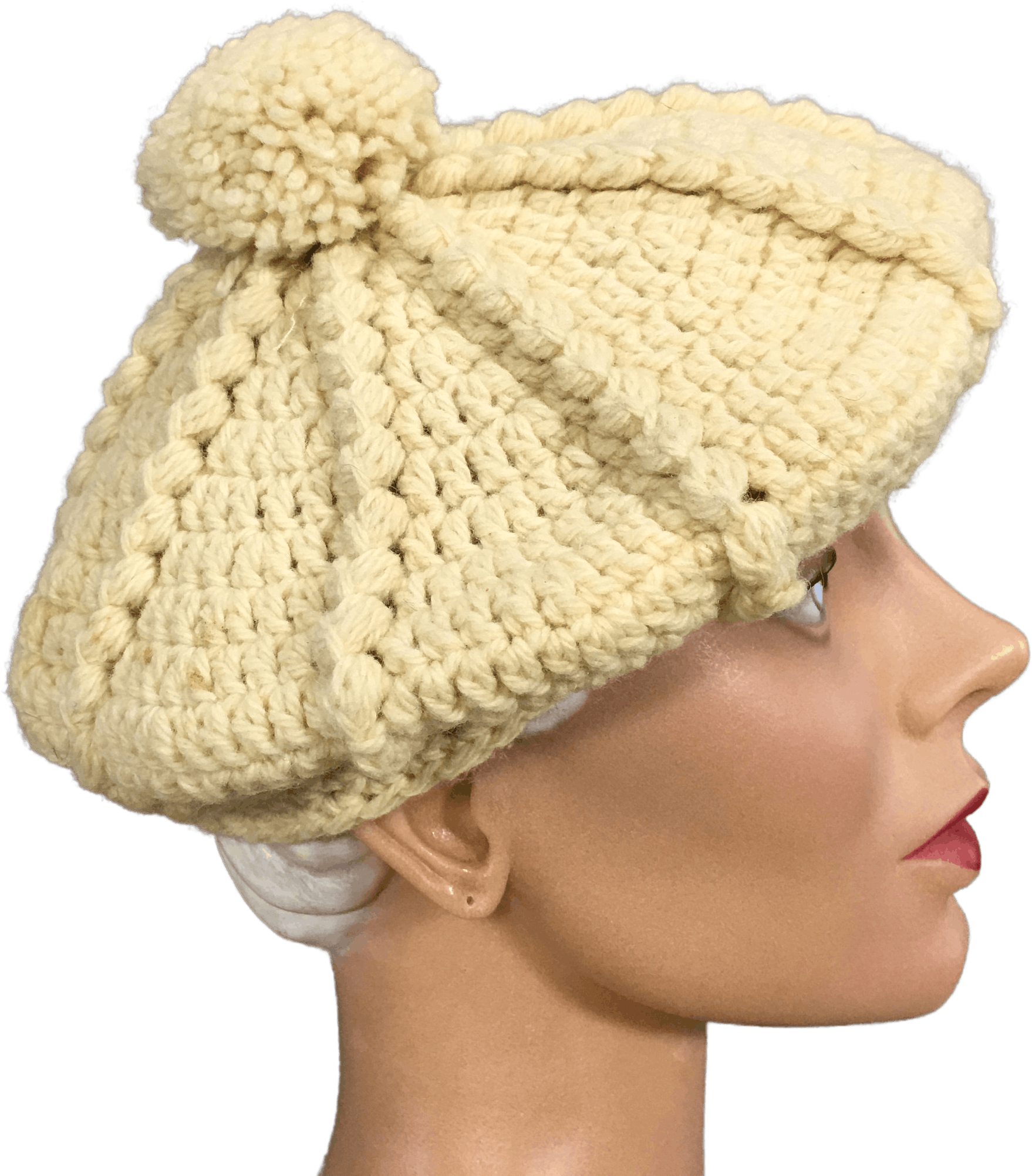 Vintage 70's Hand Made Wool Beret | Shop THRILLING