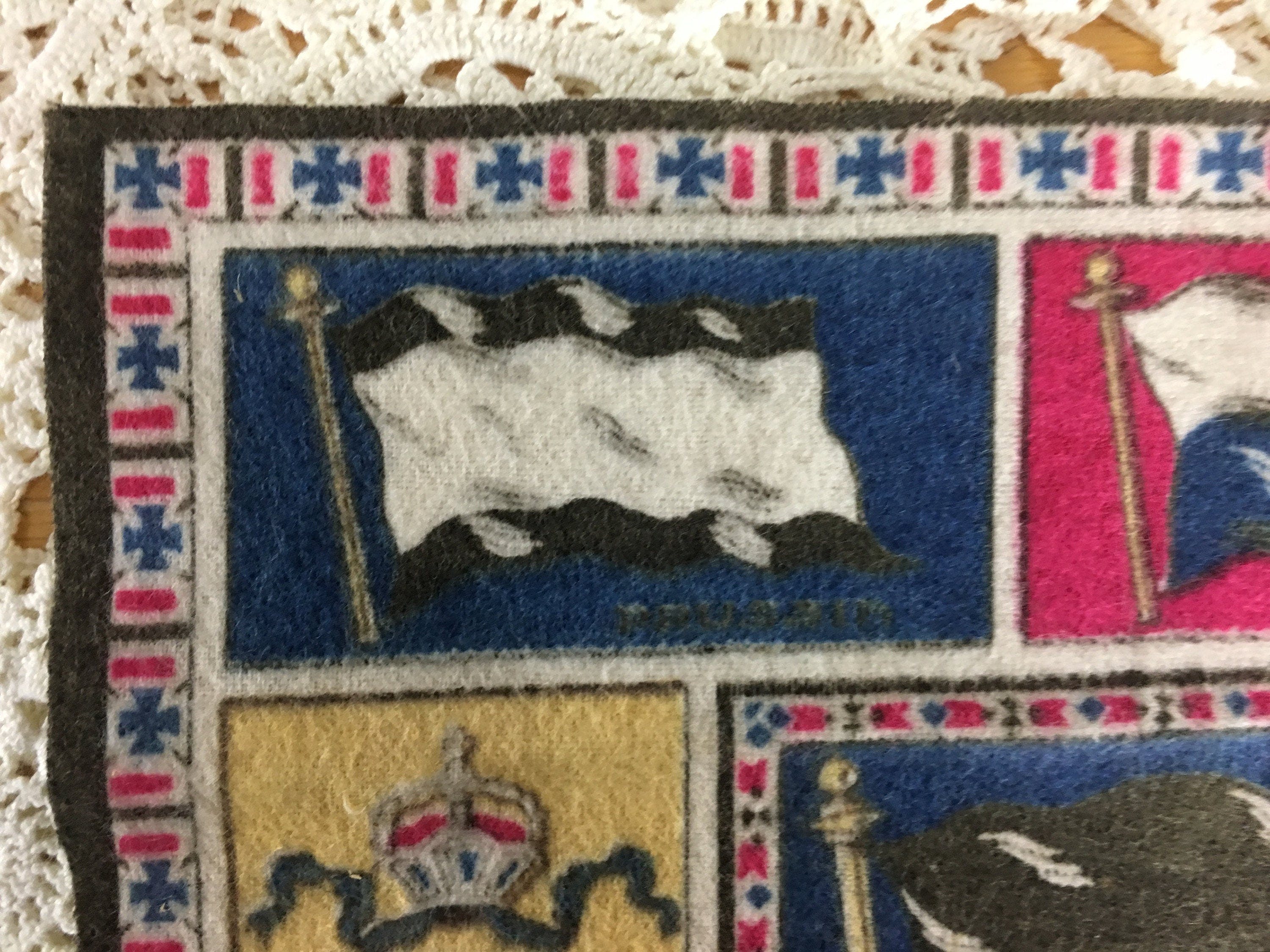 Vintage 40s German Flag Textile Handkerchief | Shop THRILLING