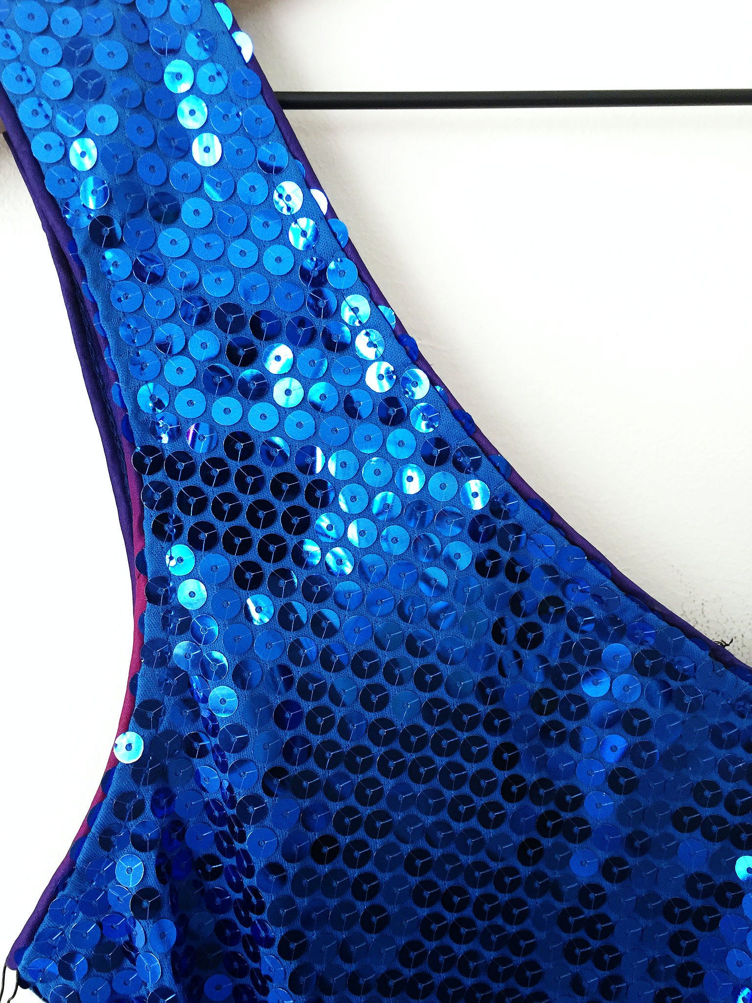 Vintage 80's Blue Sequin Bodycon Mini Dress by Ramona | Shop THRILLING