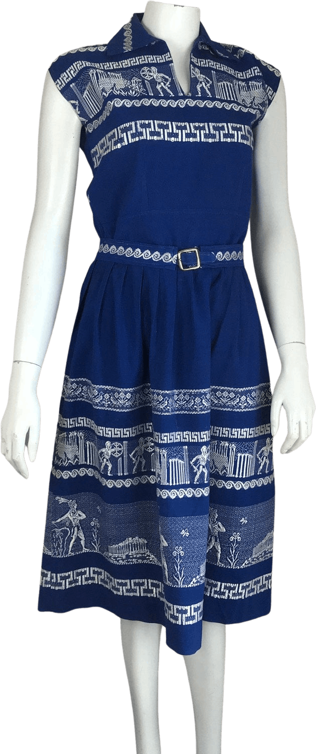 Vintage 50’s "Greek Key" Three Piece Skirt Set | Shop THRILLING