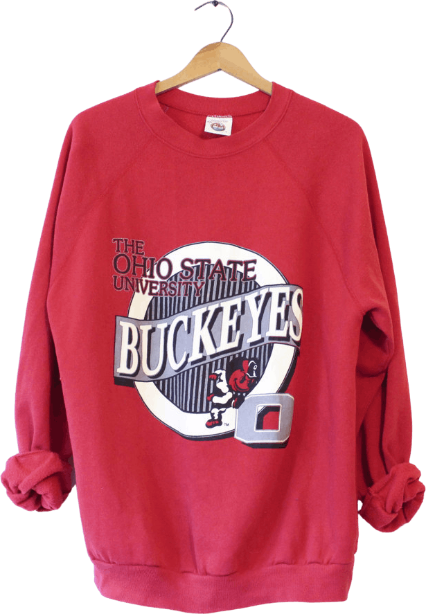 Vintage Red Ohio State Sweatshirt by PM | Shop THRILLING