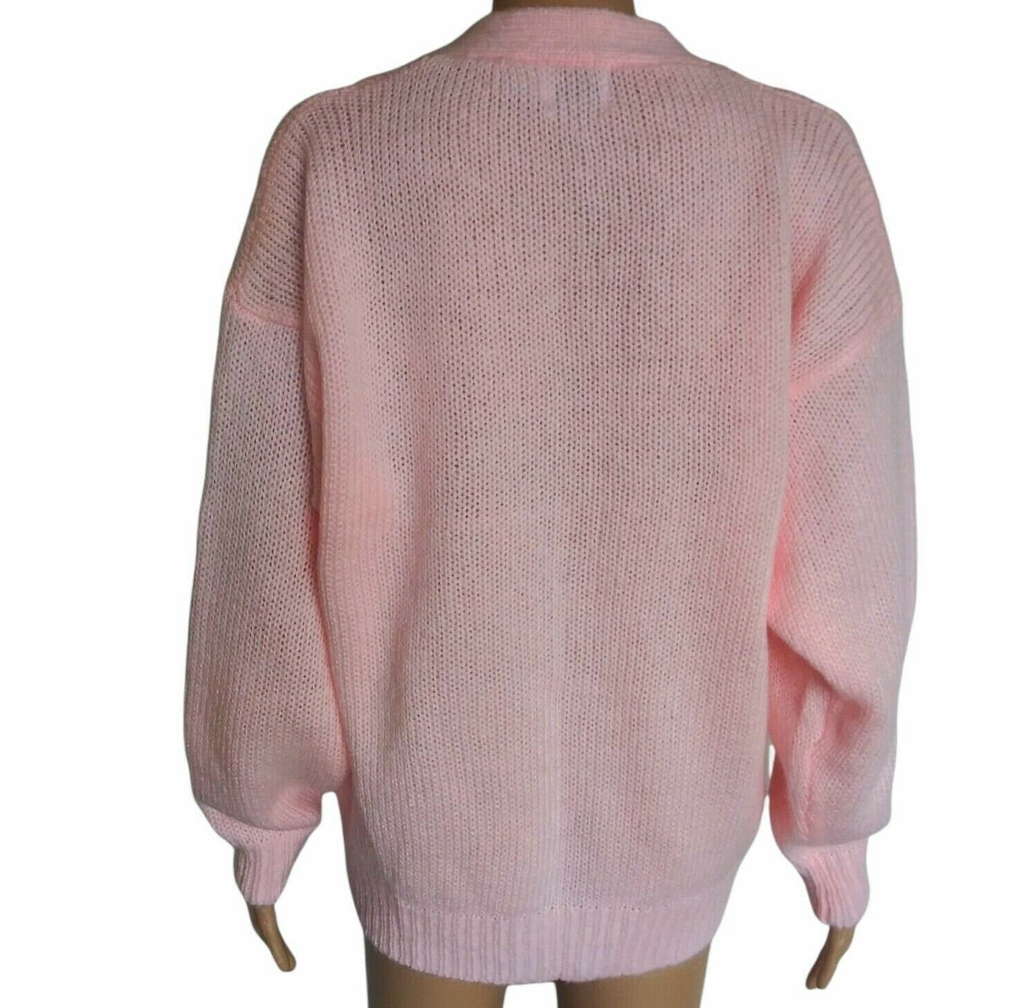 Vintage Knit Pink Cardigan Sweater Pastel by Alicia | Shop THRILLING