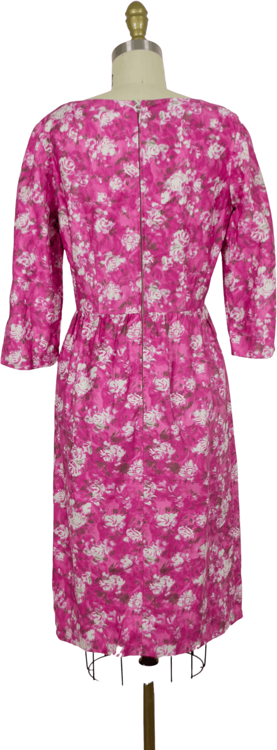 Vintage 50's Pink Floral Pencil Dress | Shop THRILLING
