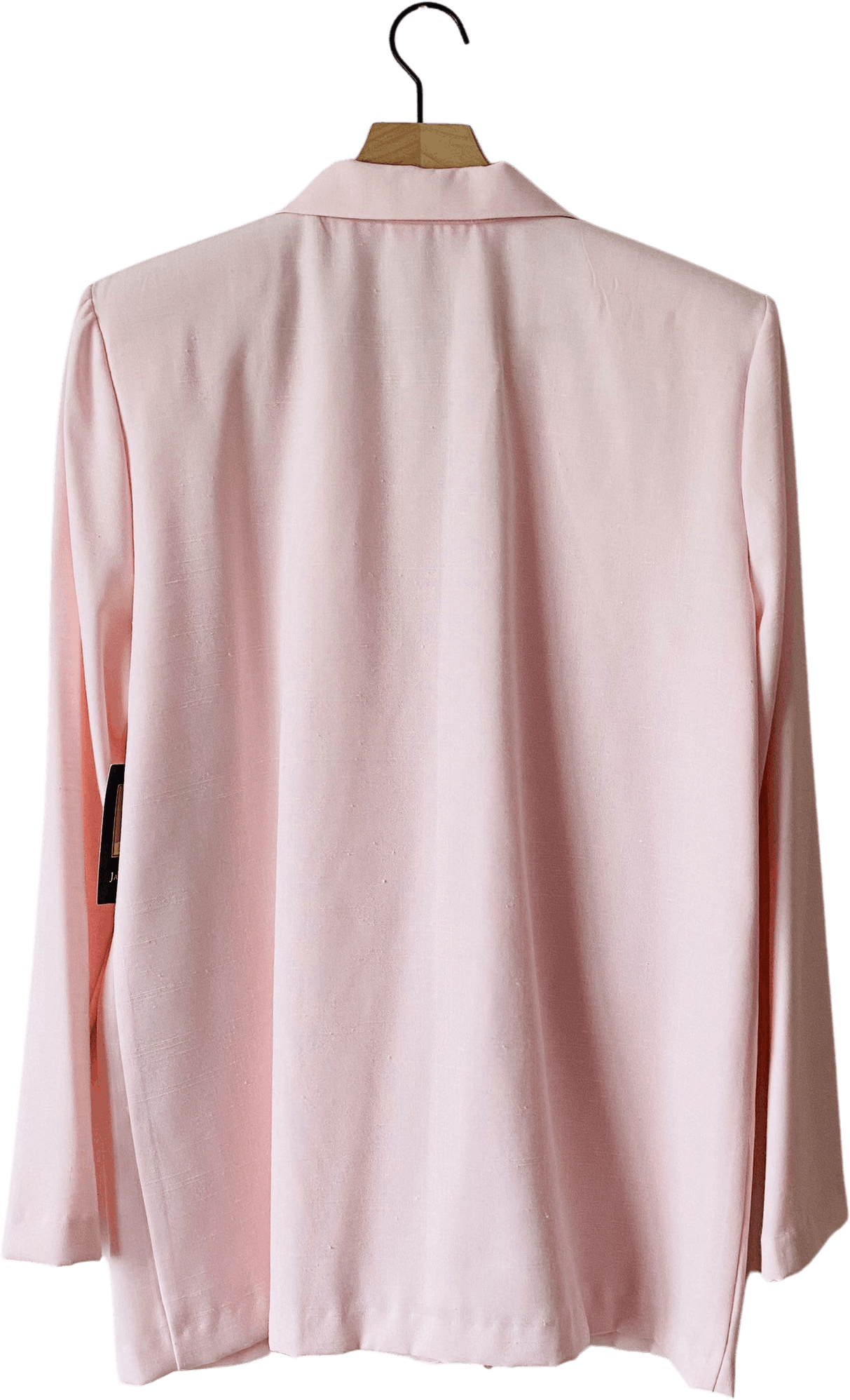 Vintage 90s Long Baby Pink Blazer by Jaclyn Smith | Shop THRILLING