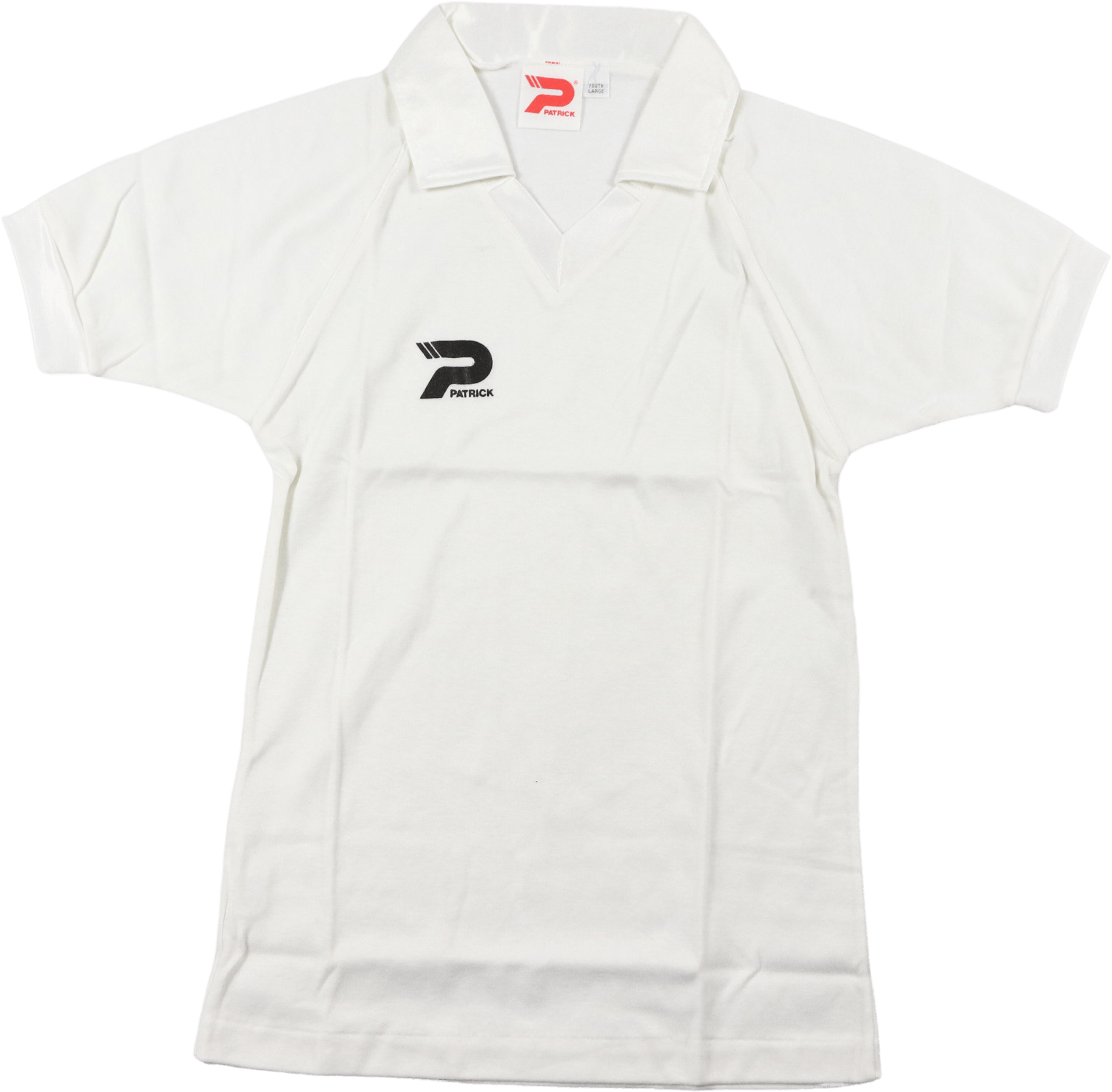 Vintage 80's Men's White Patrick Soccer Jersey Polo | Shop THRILLING