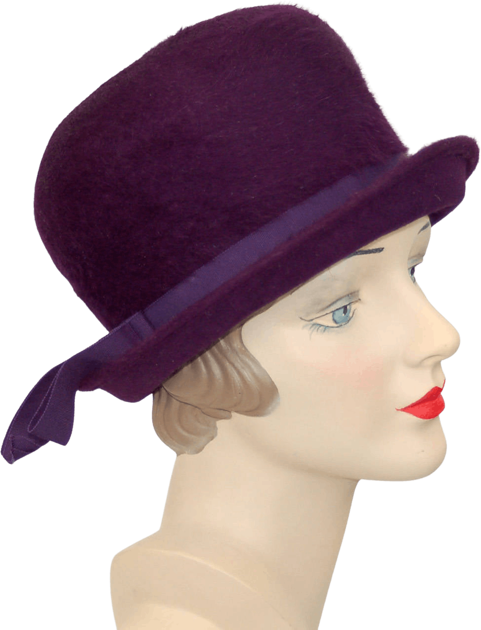 Vintage 60's Grape Purple Fur Felt Hat by Kurtz | Shop THRILLING