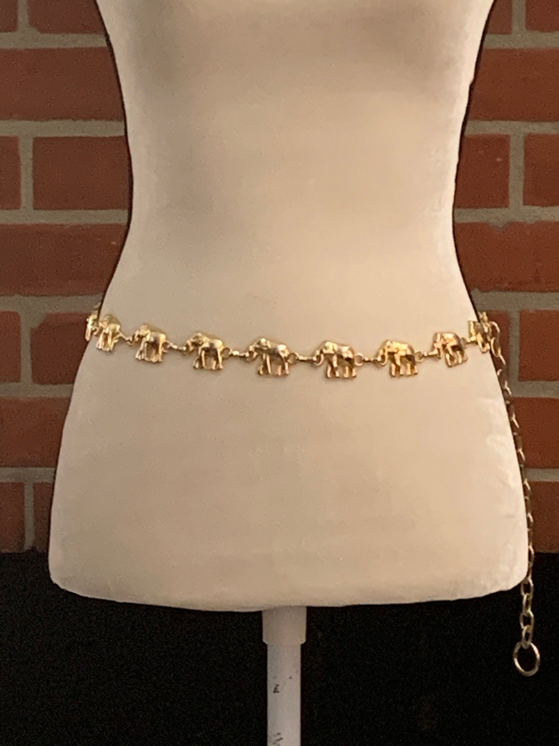 Vintage 80’s Gold Elephant Belt | Shop THRILLING