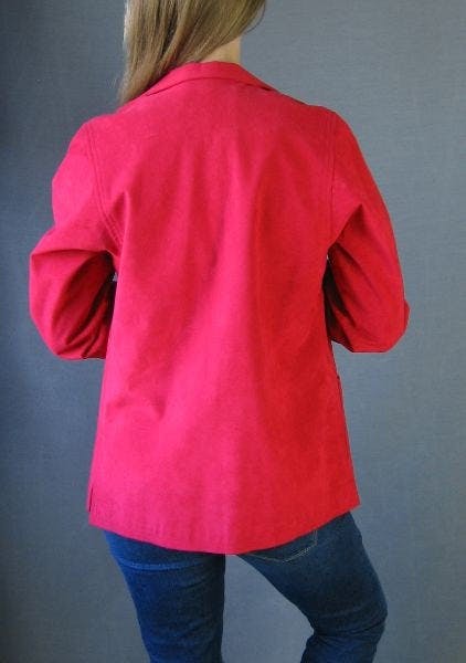 Vintage 70s Ultrasuede Swing Jacket Red Classic by Samuel Robert | Shop ...